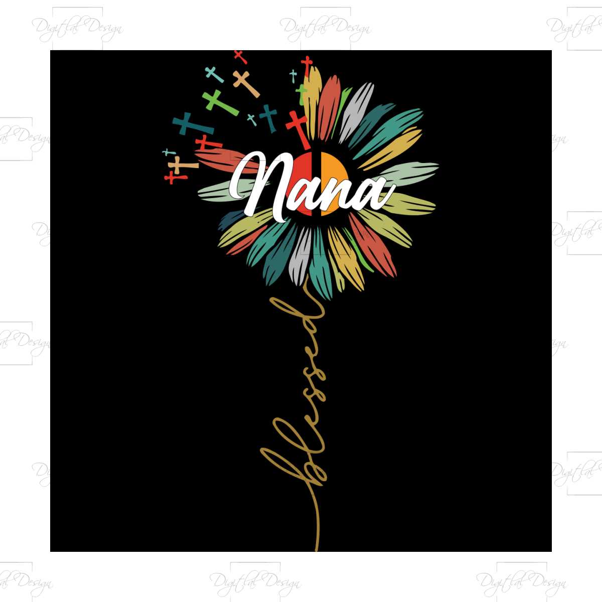 Christian Cross Daisy Nana Blessed Jesus, Trending Svg, Chri | Inspire ...
