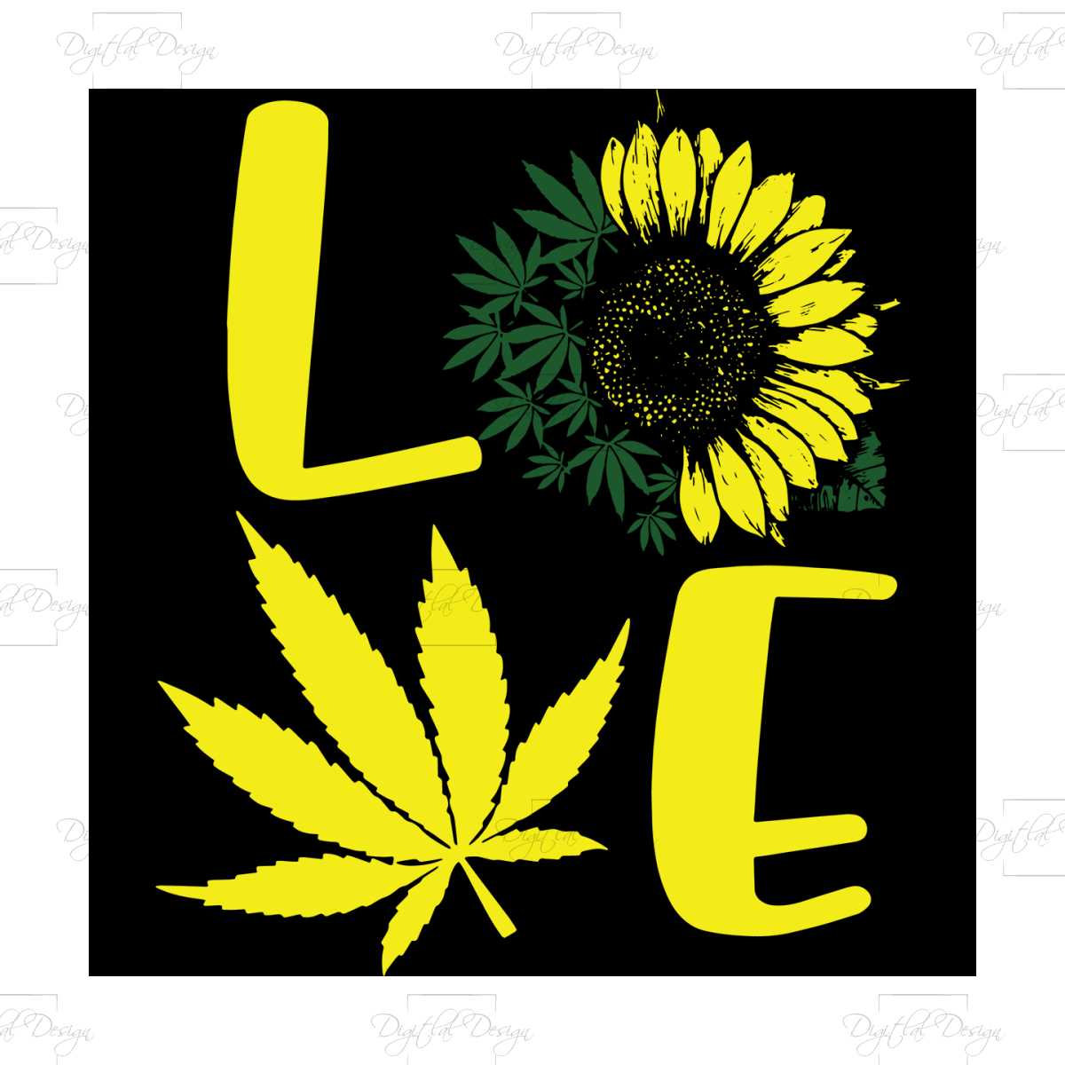 Love Sunflower, Trending Svg, Love Weed, Sunflower Svg, Sunf | Inspire ...