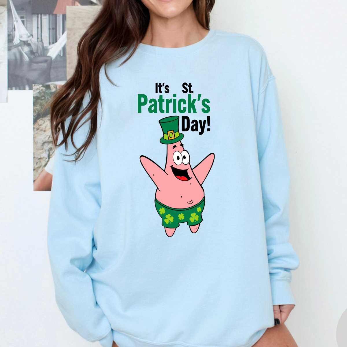 Its St Patricks Day Patrick Star Spongebob SVG | Inspire Uplift
