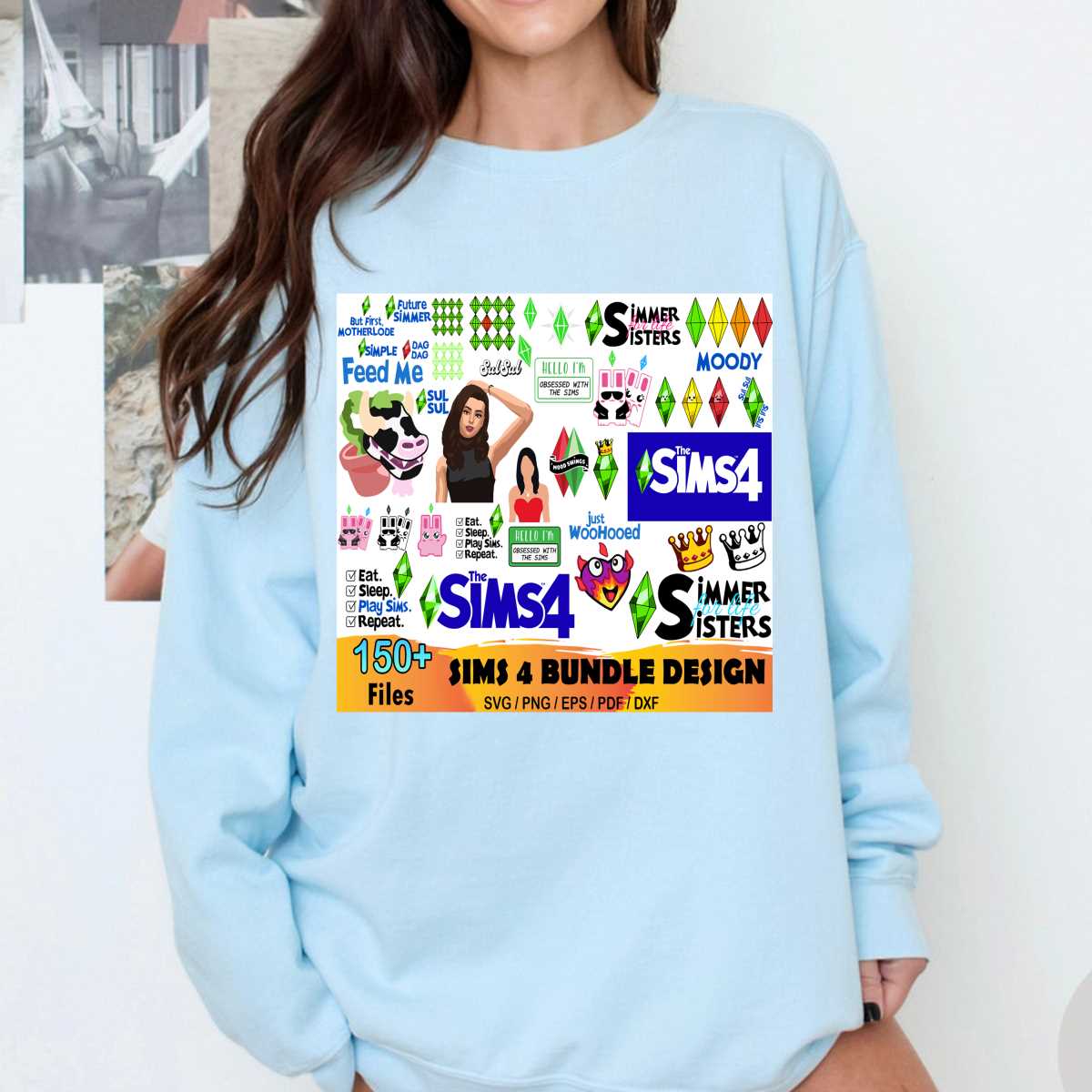 150 Files Sims 4 Bundle SVG | Inspire Uplift