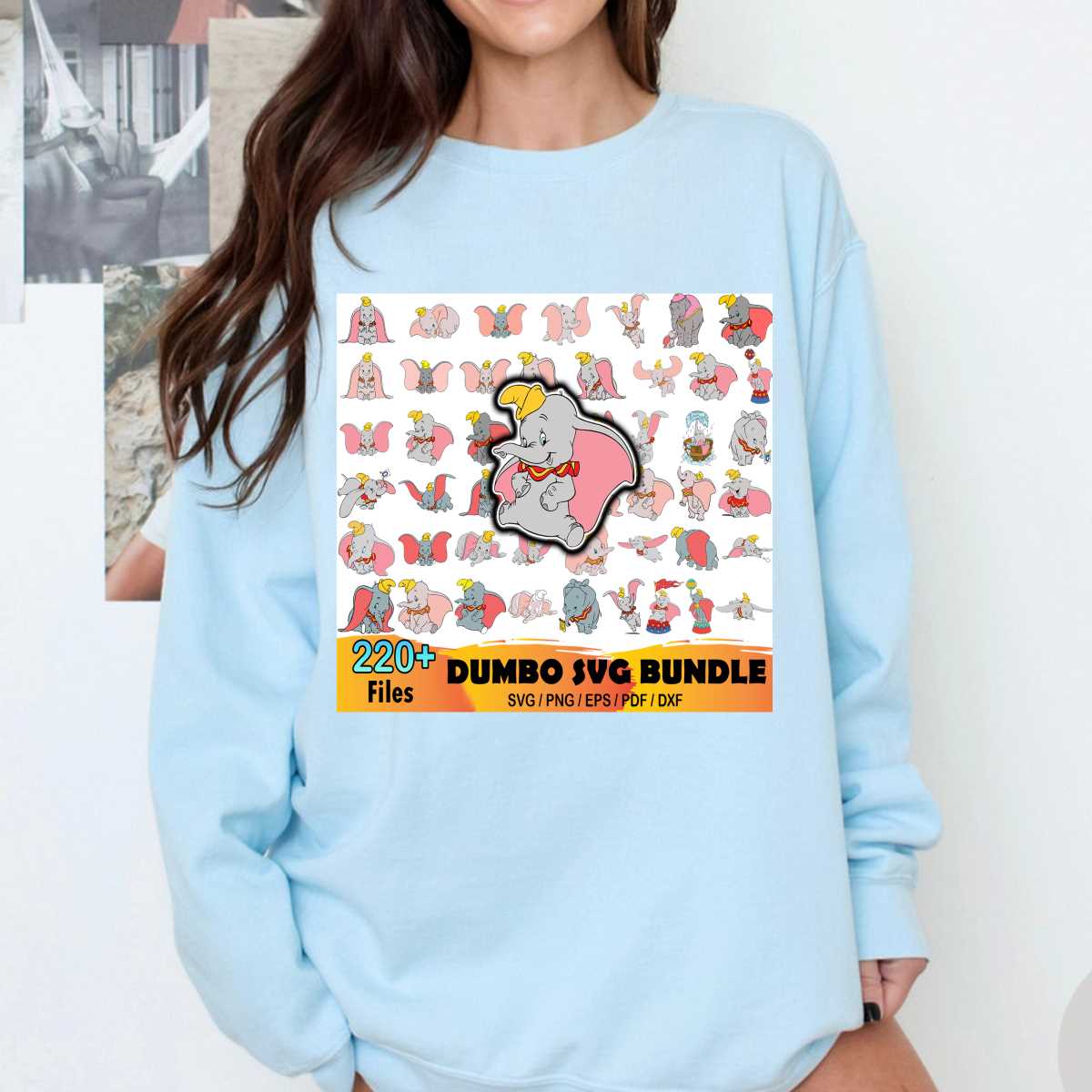 220 Files Disney Dumbo Bundle SVG | Inspire Uplift