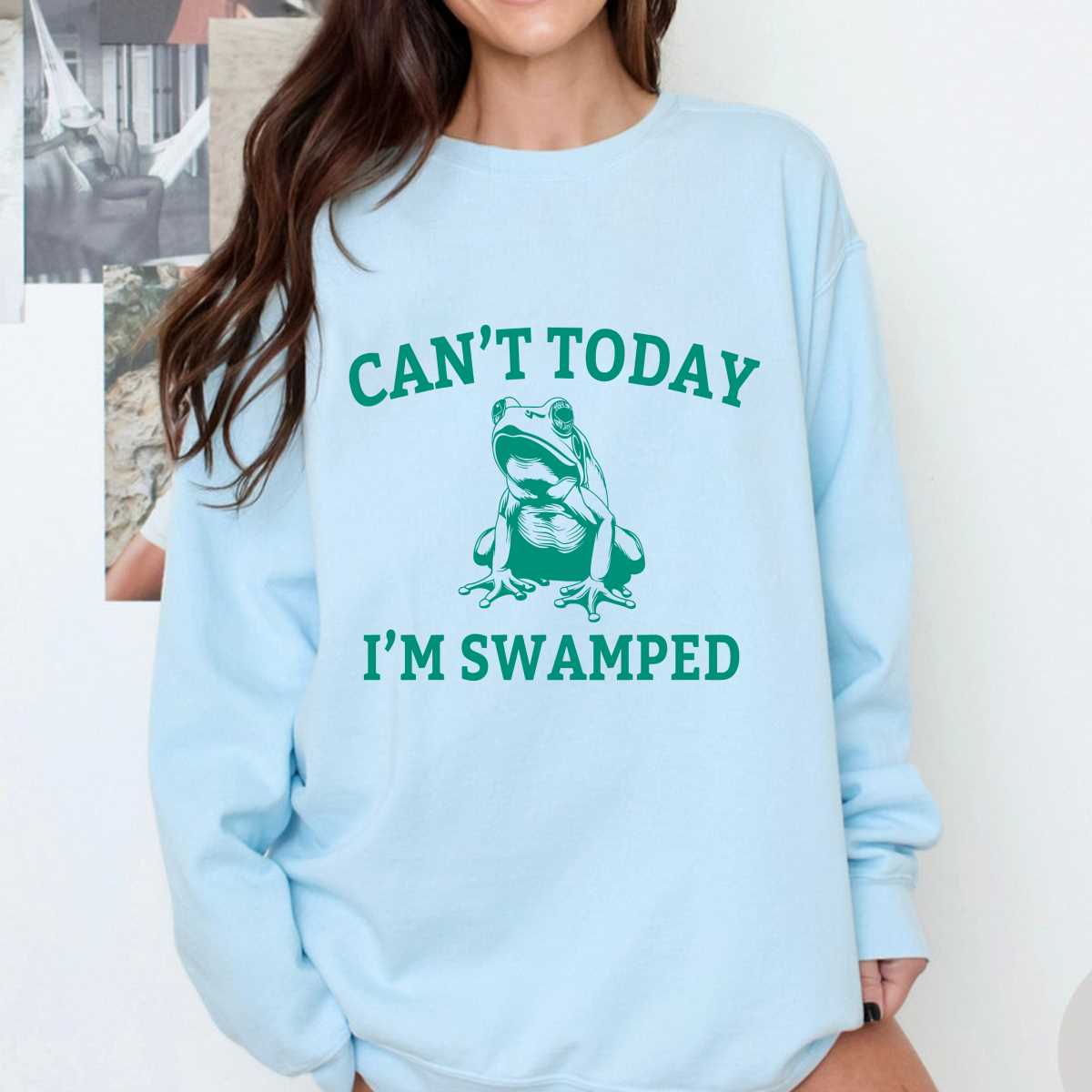 Cant Today Im Swamped Frog Meme SVG - Inspire Uplift