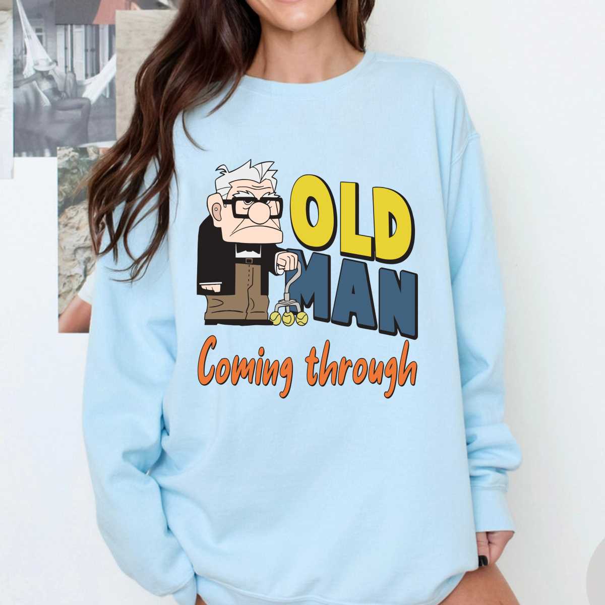 Disney Carl Fredricksen Old Man Coming Through SVG - Inspire Uplift