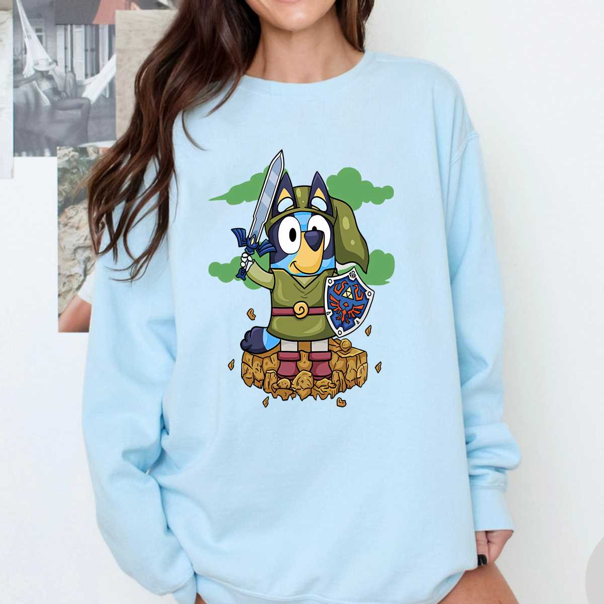 Funny Bluey Legend of Zelda PNG - Inspire Uplift