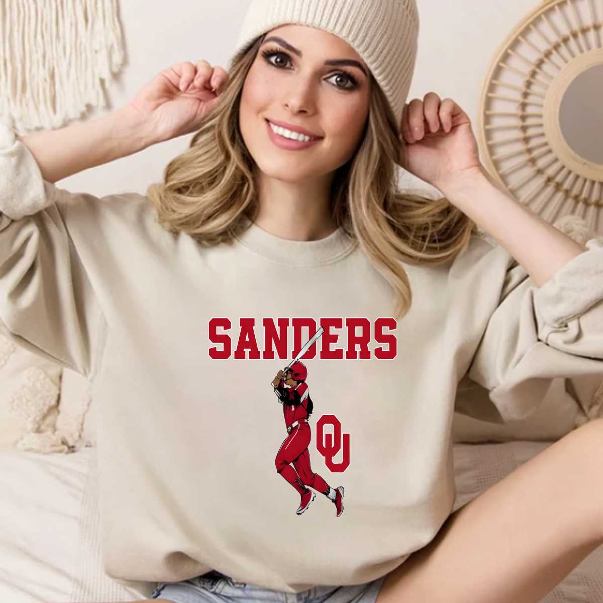 Oklahoma Softball Cydney Sanders Slugger Swing PNG - Inspire Uplift