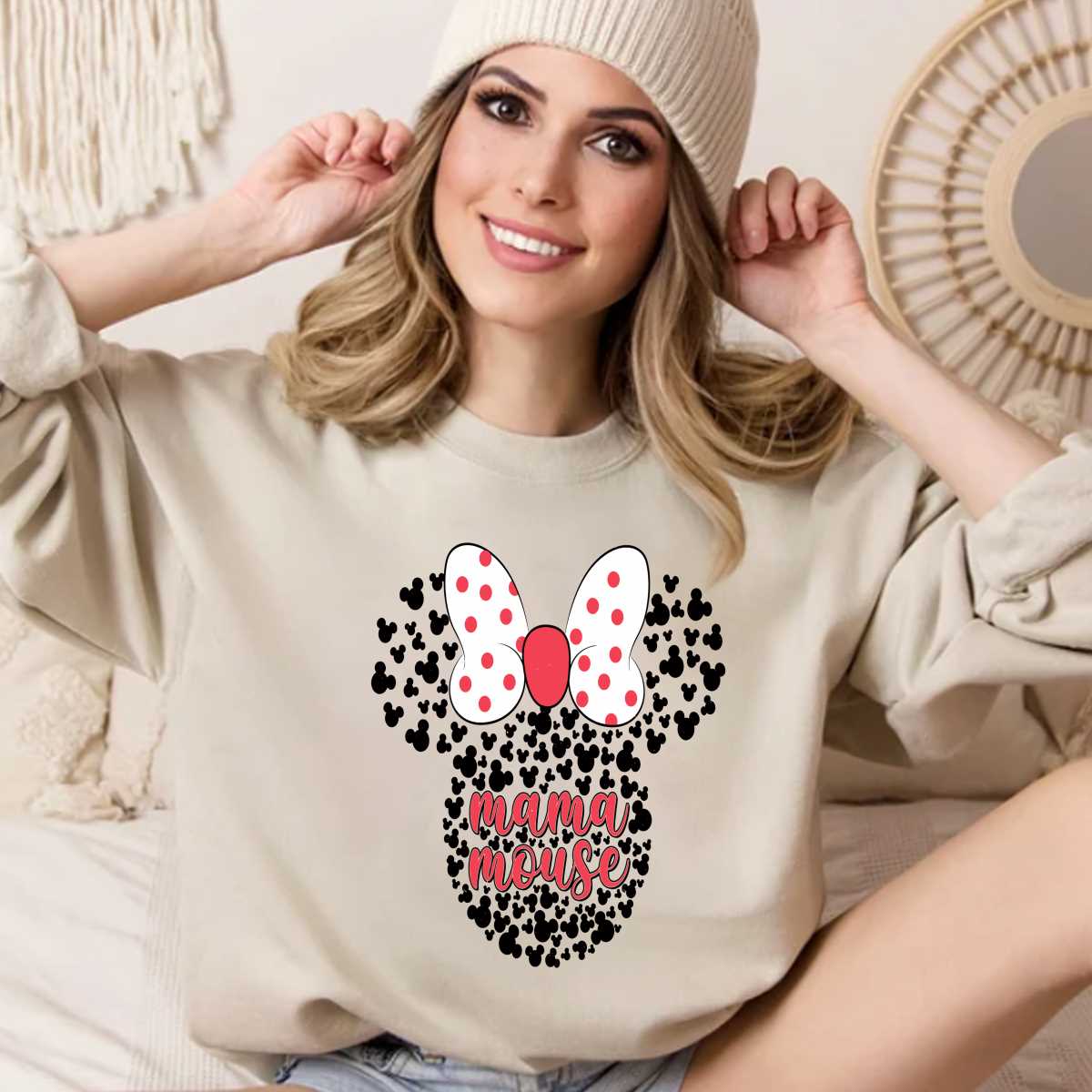 Mama Mouse Minnie Head Happy Mothers Day SVG | Inspire Uplift