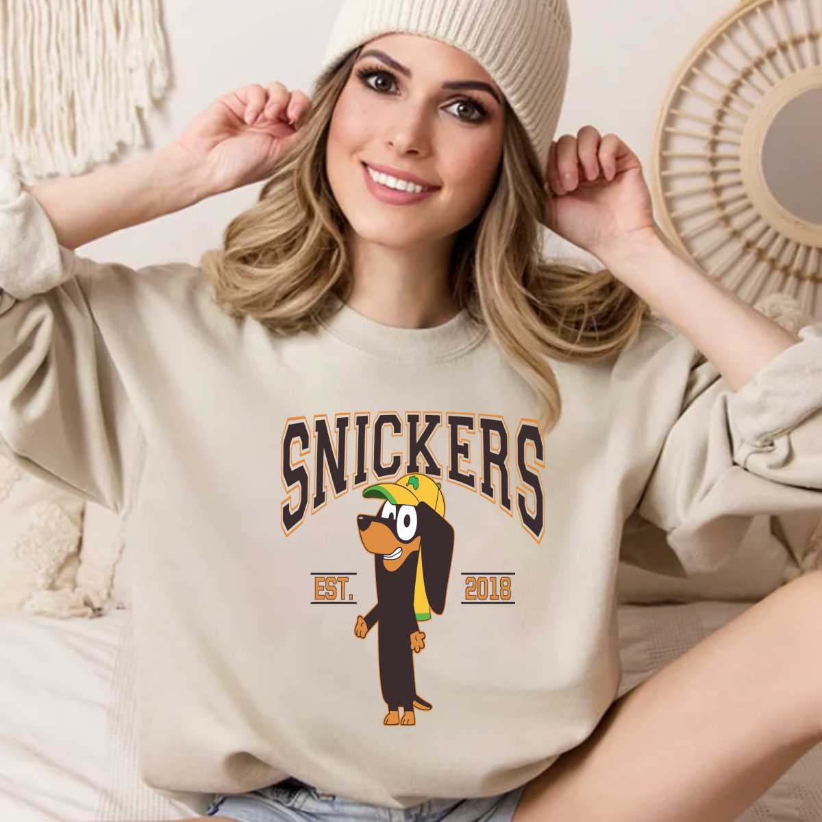 Funny Snicker Est 2018 Bluey Character SVG | Inspire Uplift