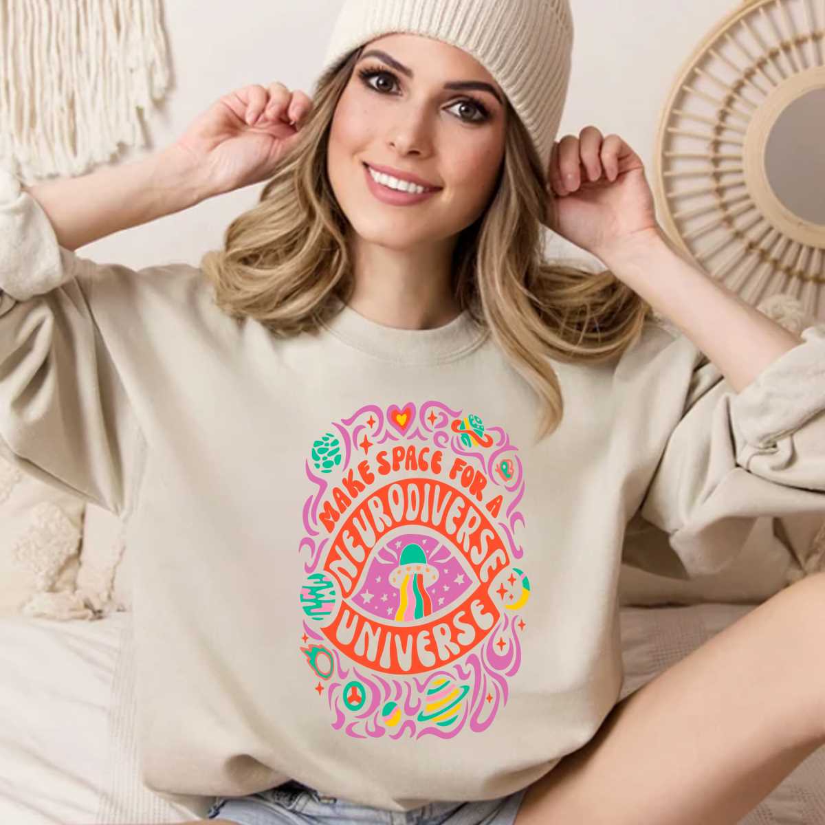 Make Space For A Neurodiverse Universe Autism SVG | Inspire Uplift