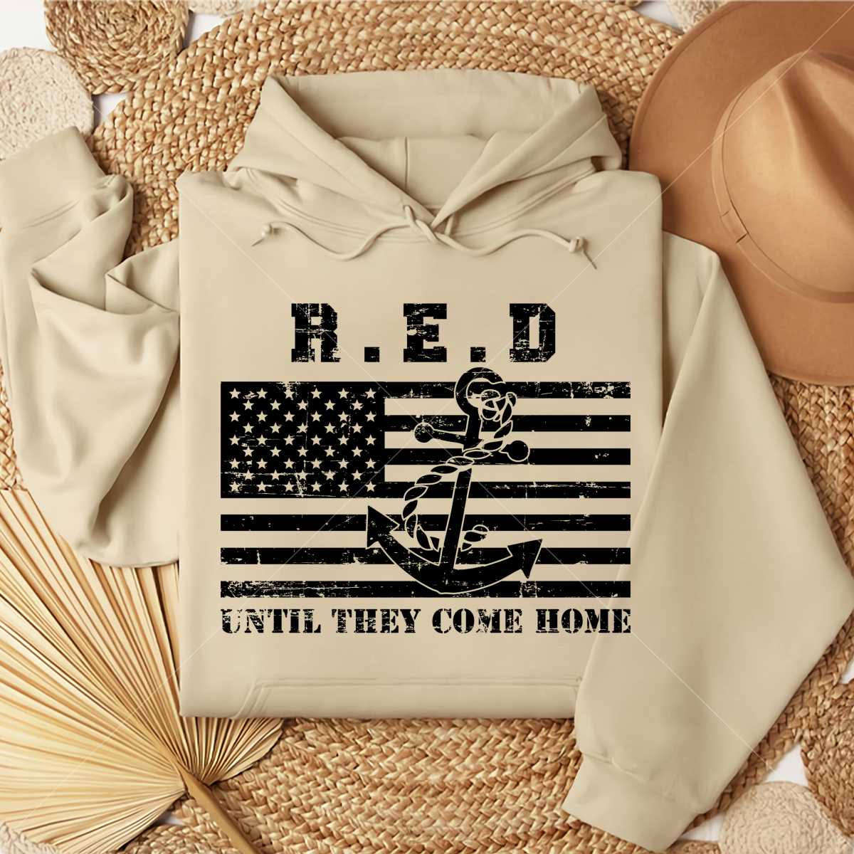 Red Until They Come Home SVG | Inspire Uplift