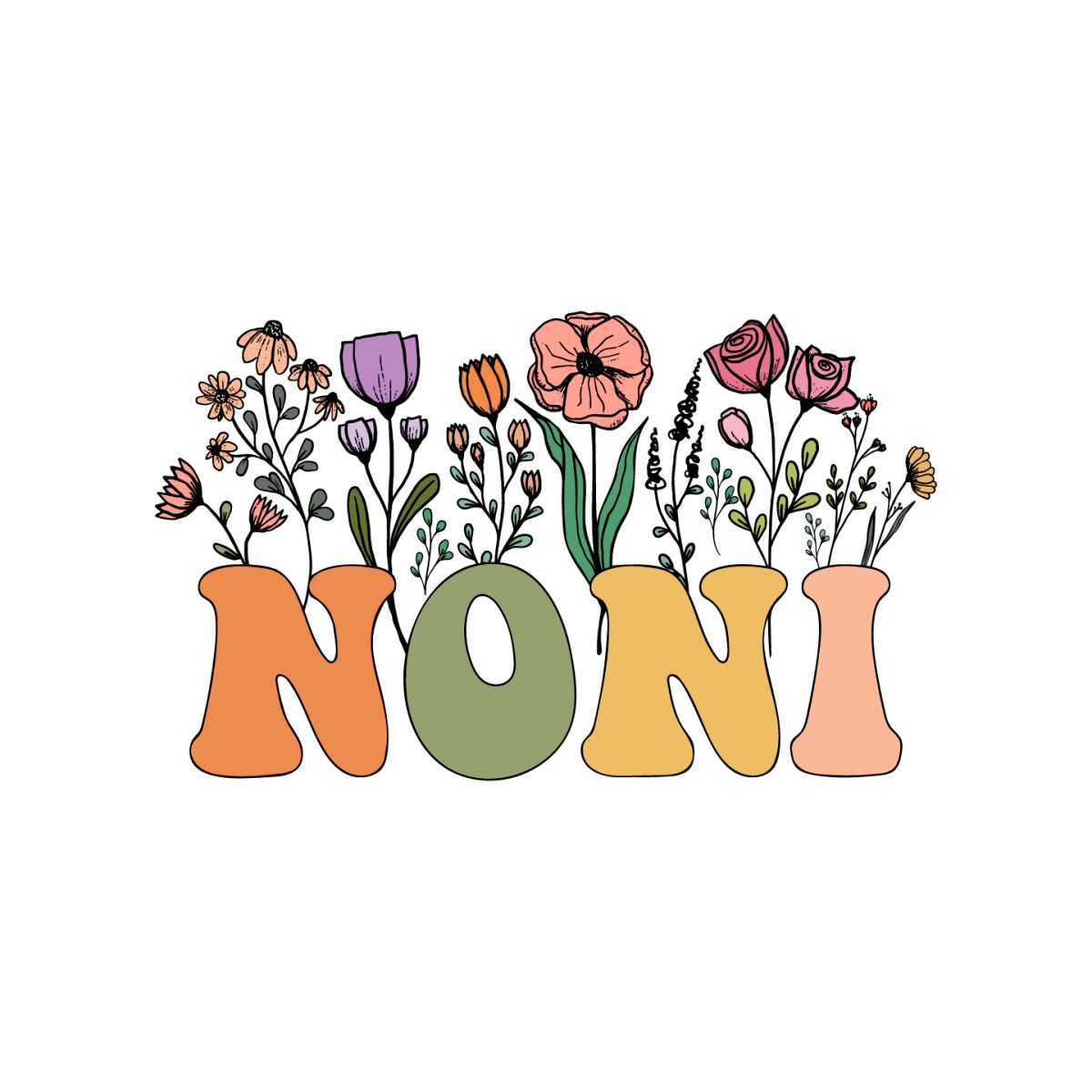 Noni Floral Png Noni Png For Sublimation Instant Download | Inspire Uplift