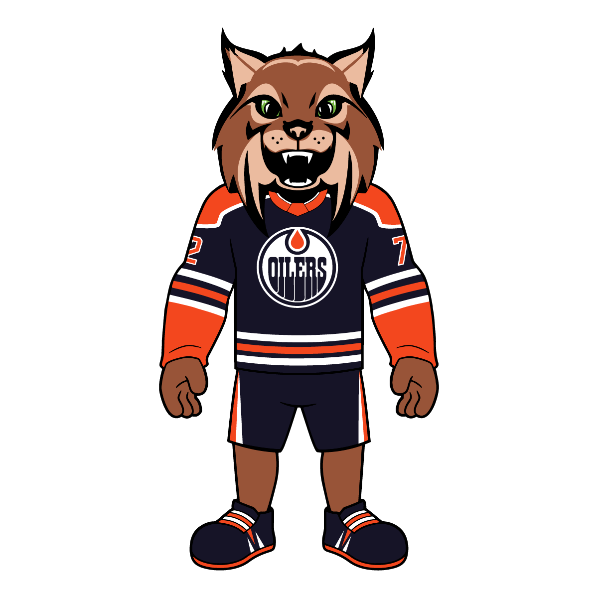 Edmonton Oilers Standard Hunter Mascot Svg Digital Download | Inspire ...
