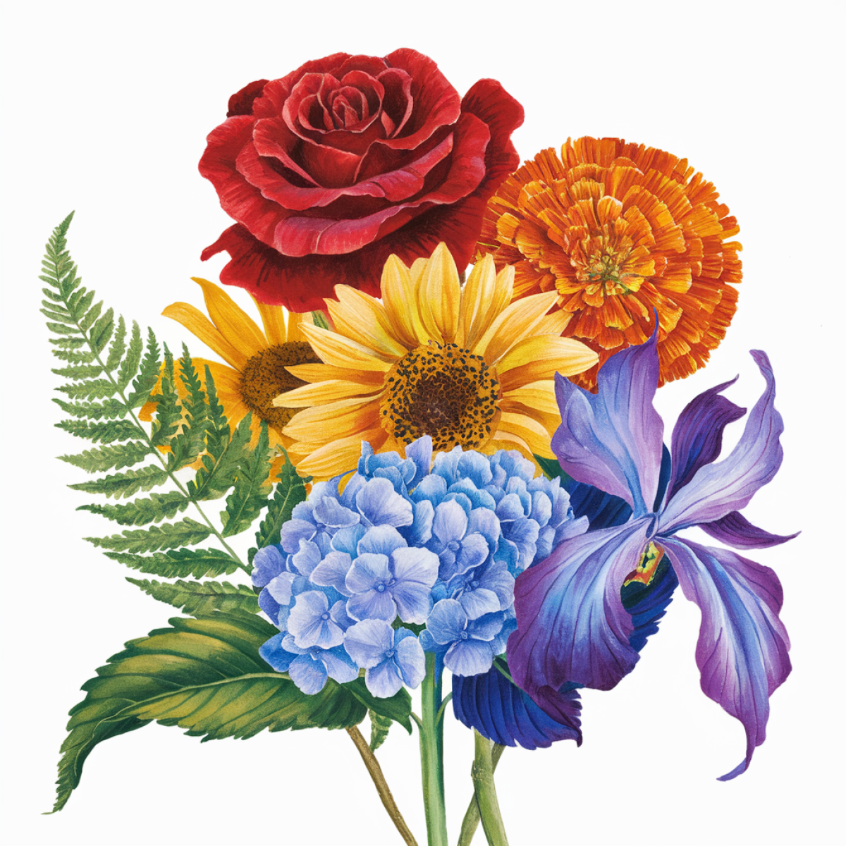 LGBT Pride Flowers Equality Gender PNG Digital Download File | Inspire ...