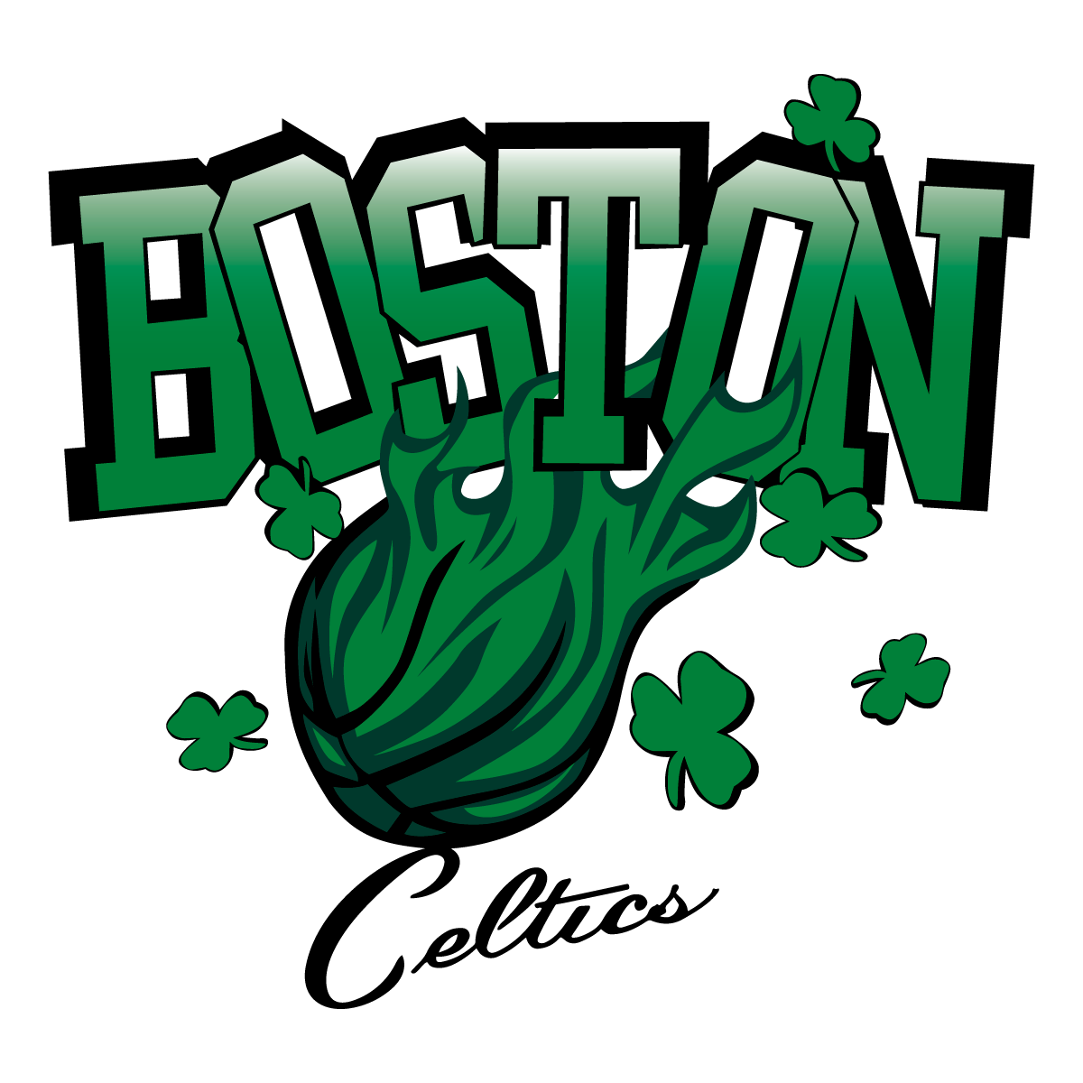 Boston Celtics Vintage Basketball NBA Svg | Inspire Uplift