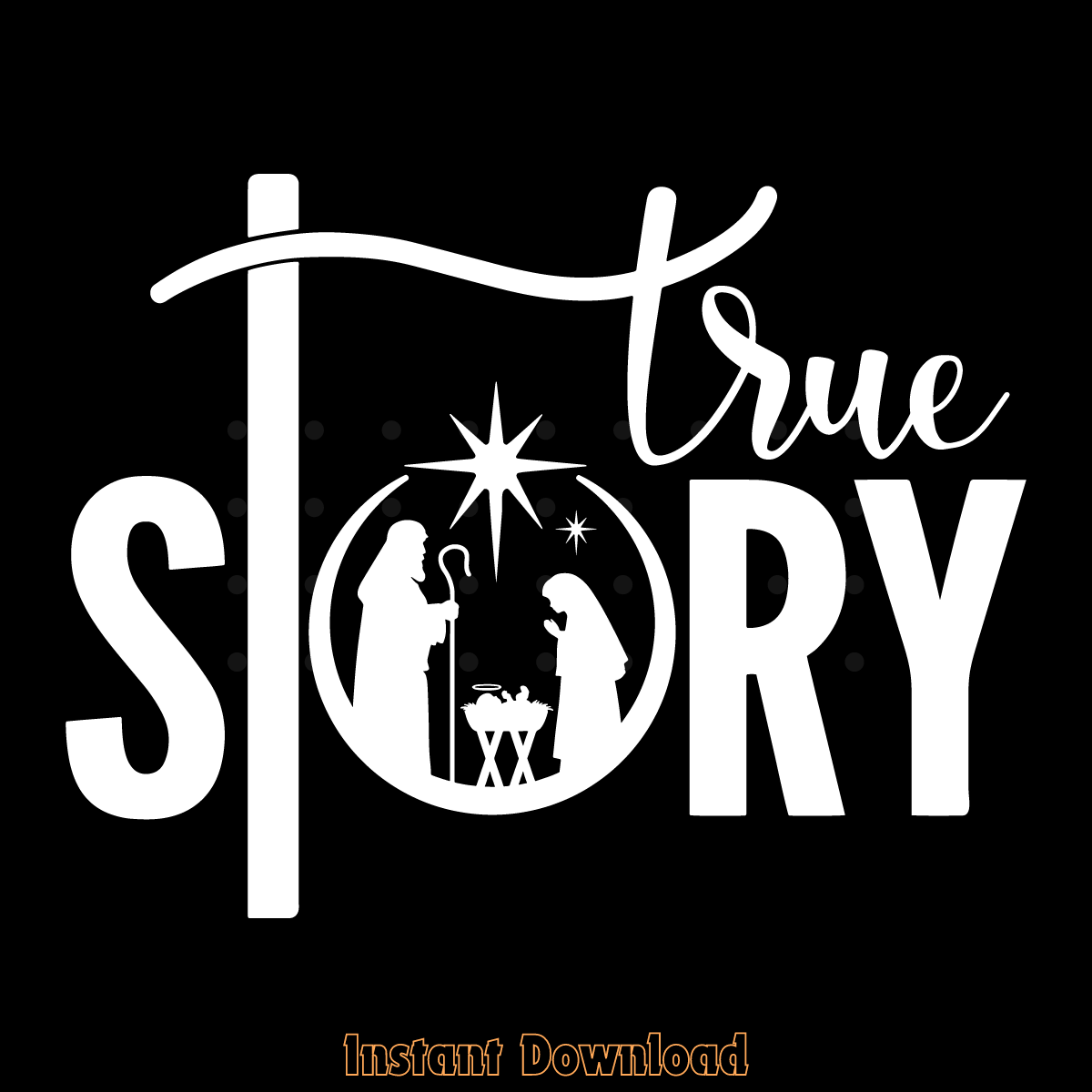 True Story SVG PNG Digital Download Files | Inspire Uplift