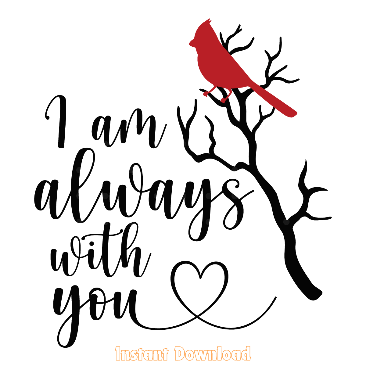 Cardinal Poem Svg | Inspire Uplift
