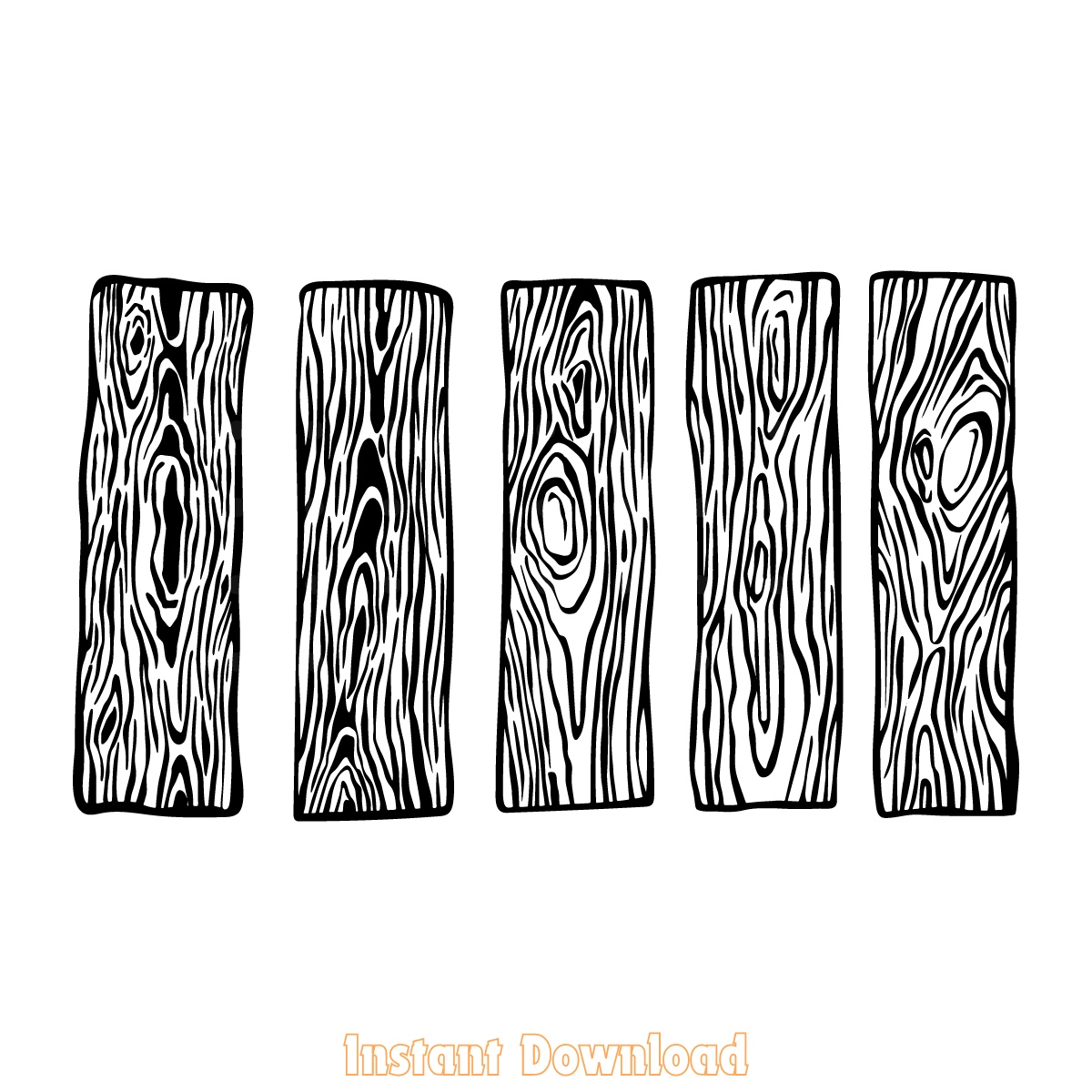 Wood Grain Board Svg Digital Download Files | Inspire Uplift
