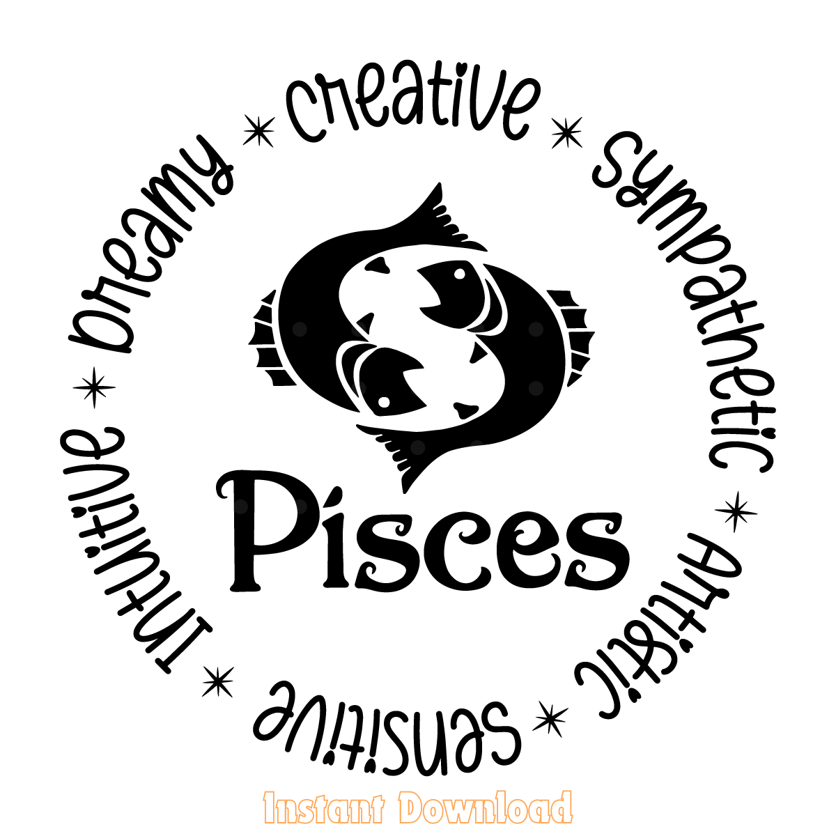 Pisces Svg Files | Inspire Uplift