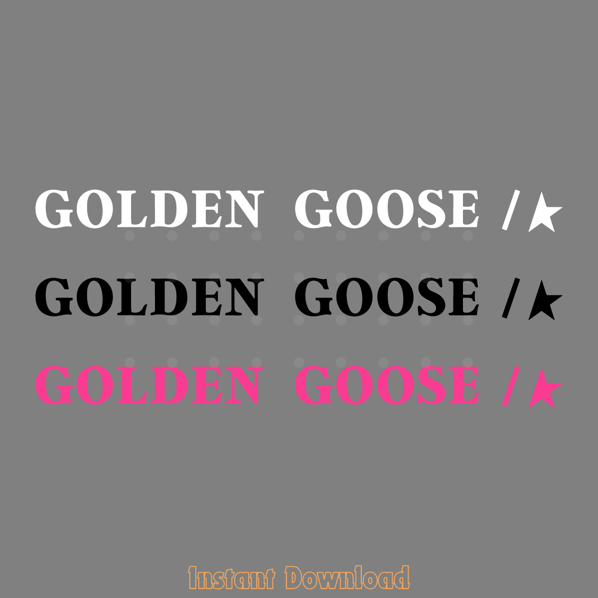 Golden Goose Png Svg Digital Download Files | Inspire Uplift