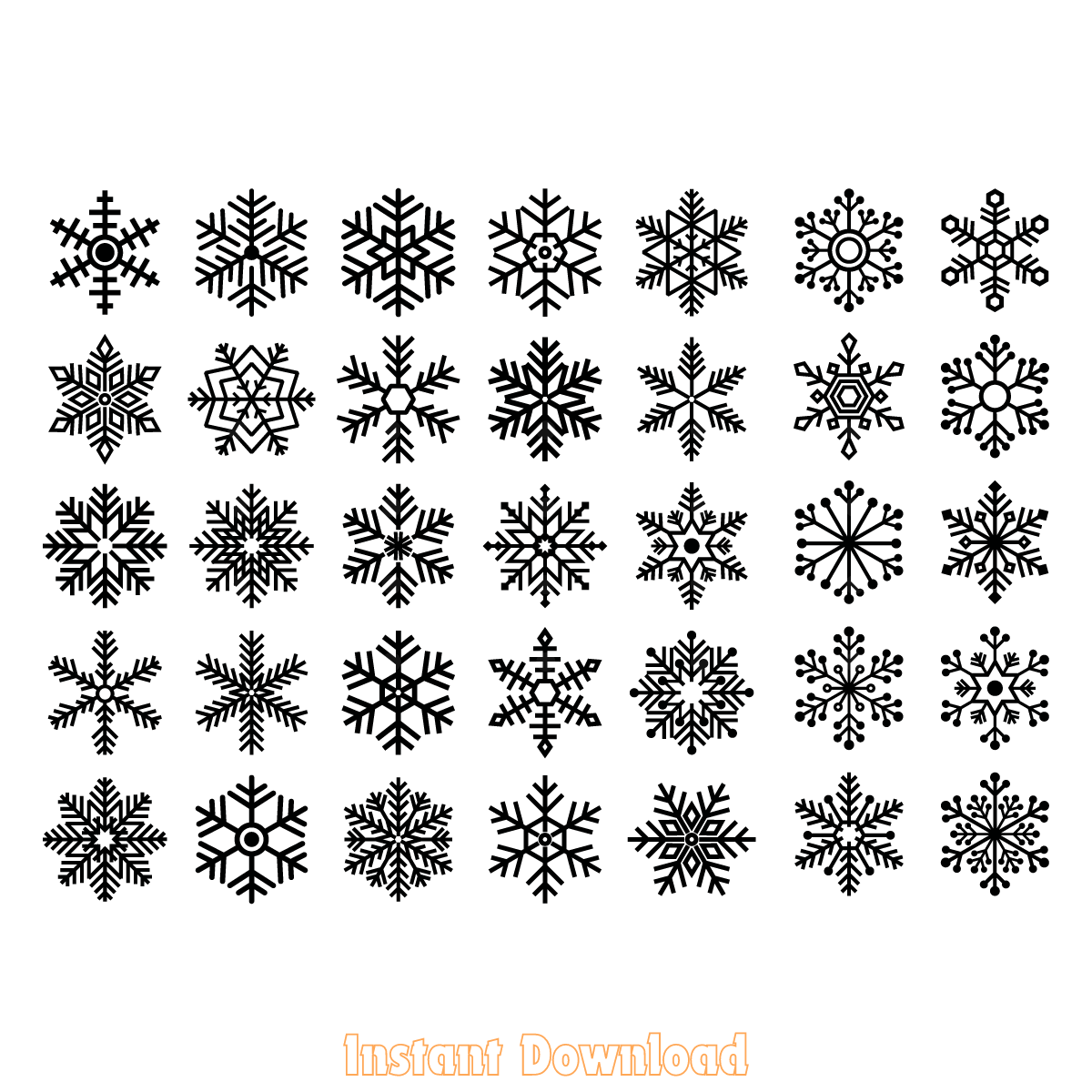 Snowflake Swirl Svg | Inspire Uplift