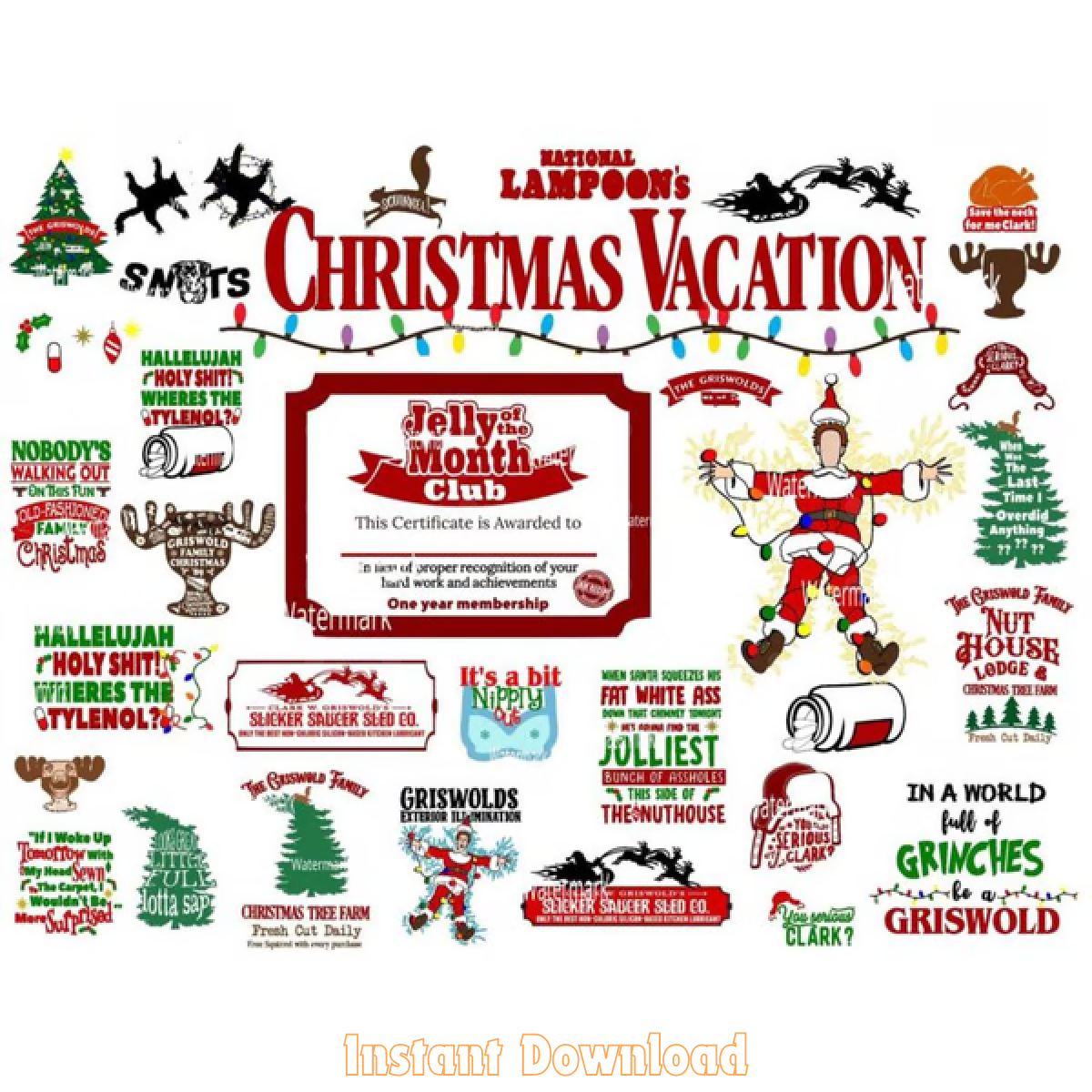 National Lampoons Christmas vacation Bundle svg png | Inspire Uplift