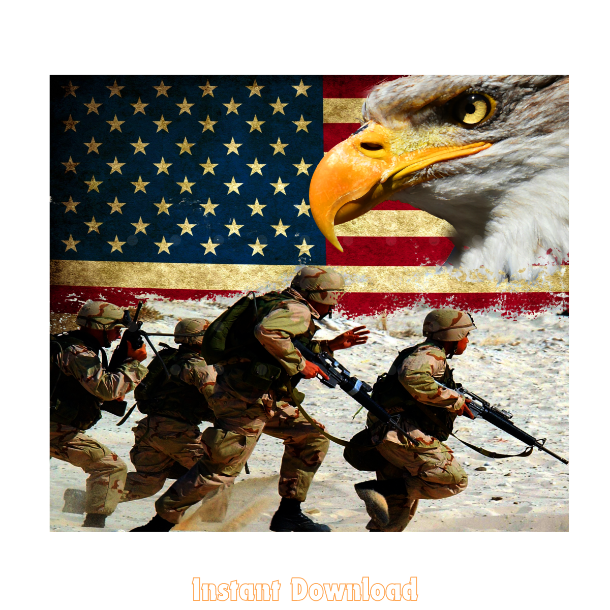 Custom Army Tumbler | Inspire Uplift