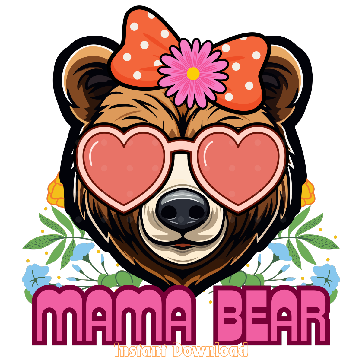 Mama Bear Png | Inspire Uplift