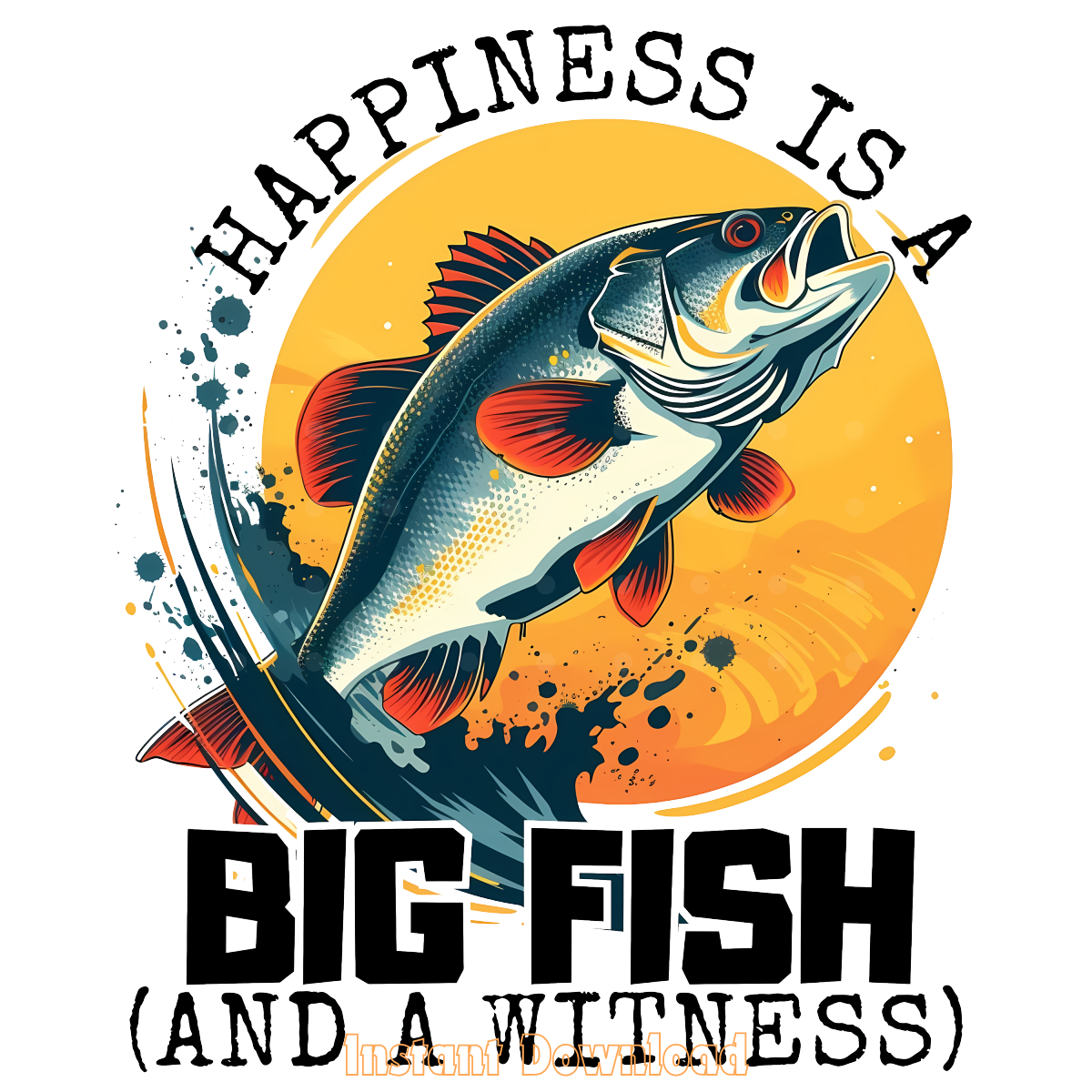 Fishing Png, Dad Png, Father's Day Fish Digital Download Fil | Inspire ...
