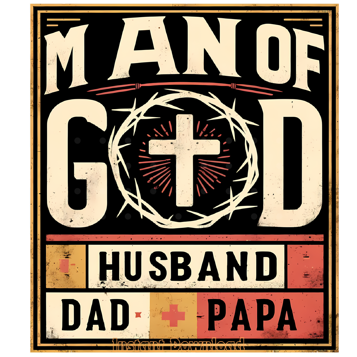 Man of God Png, Husband Png, Dad Png Digital Download Files | Inspire ...