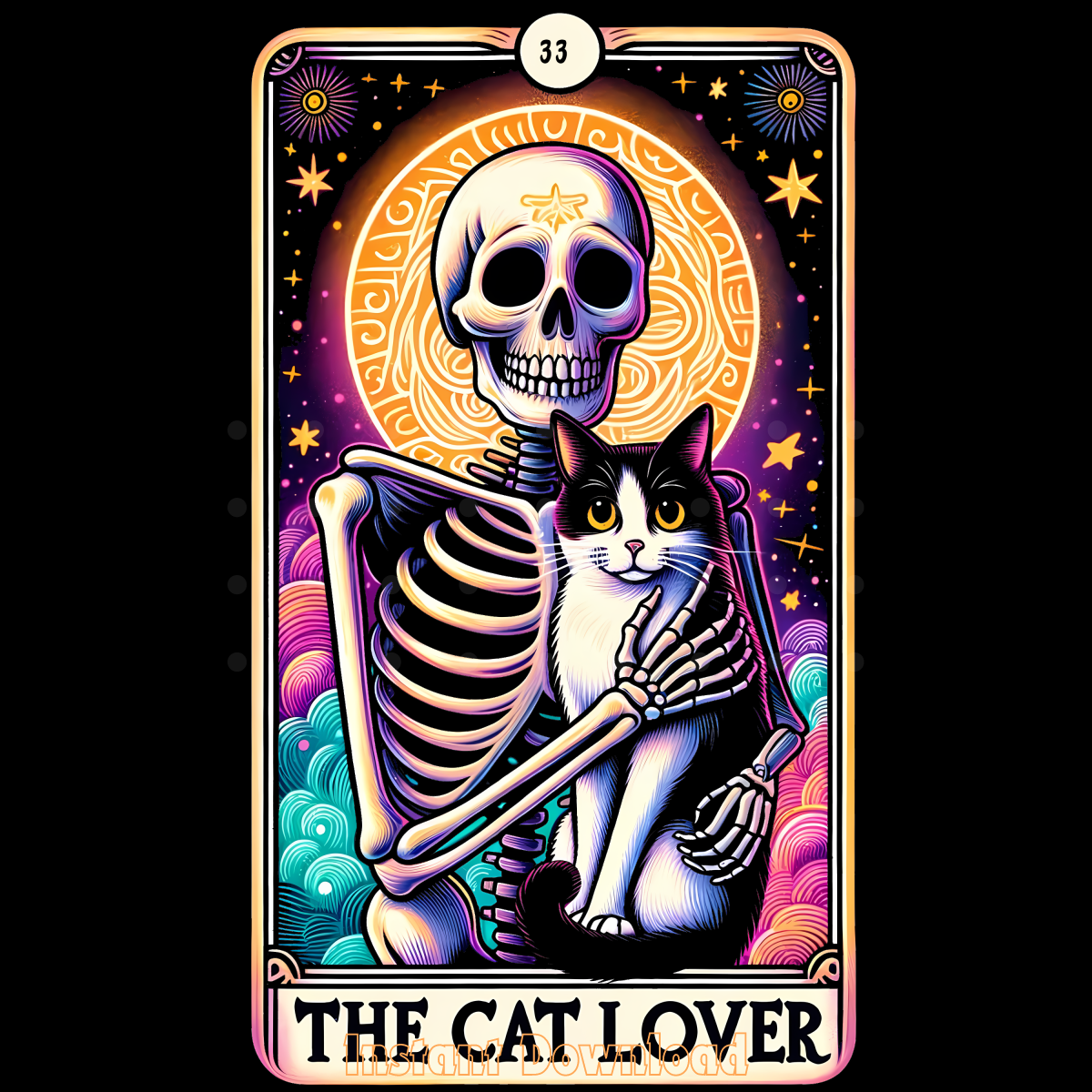 Funny Cat Lover Tarot Card Png, Mystical | Inspire Uplift