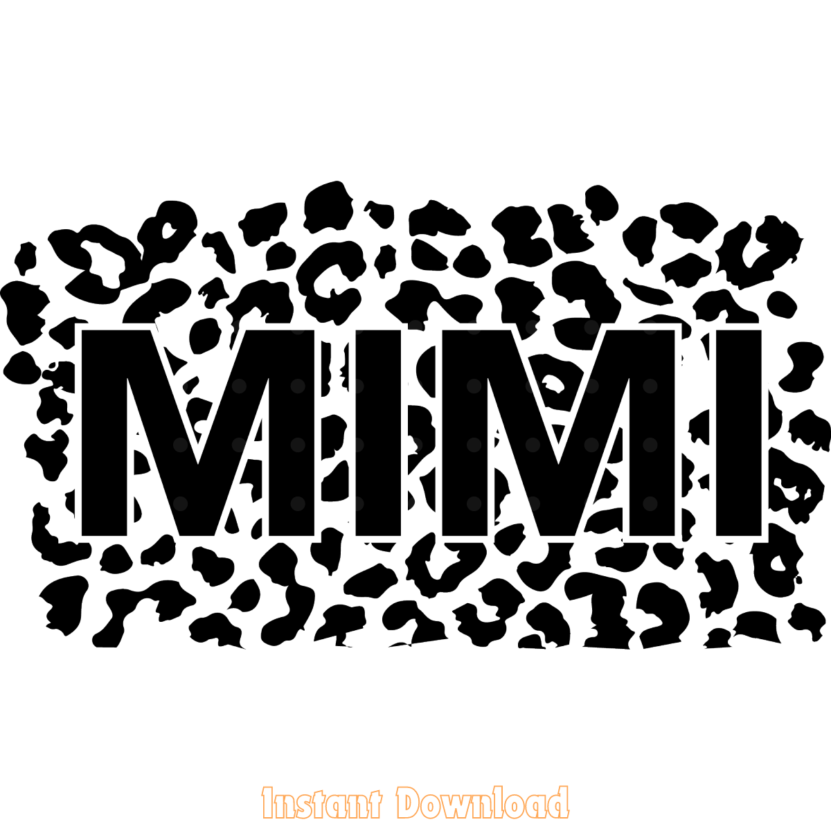 Mimi Leopard Svg Digital Download Files | Inspire Uplift