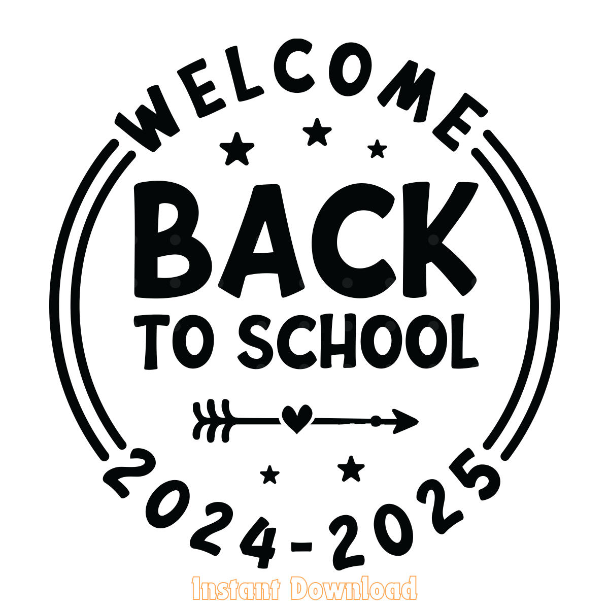 Welcome Back to School 2024 - 2025 SVG Digital Download File - Inspire ...