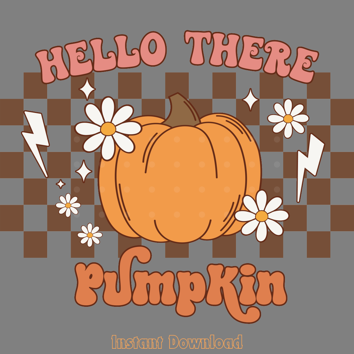 Hello There Pumpkin SVG Cut File PNG Digital Download Files | Inspire ...