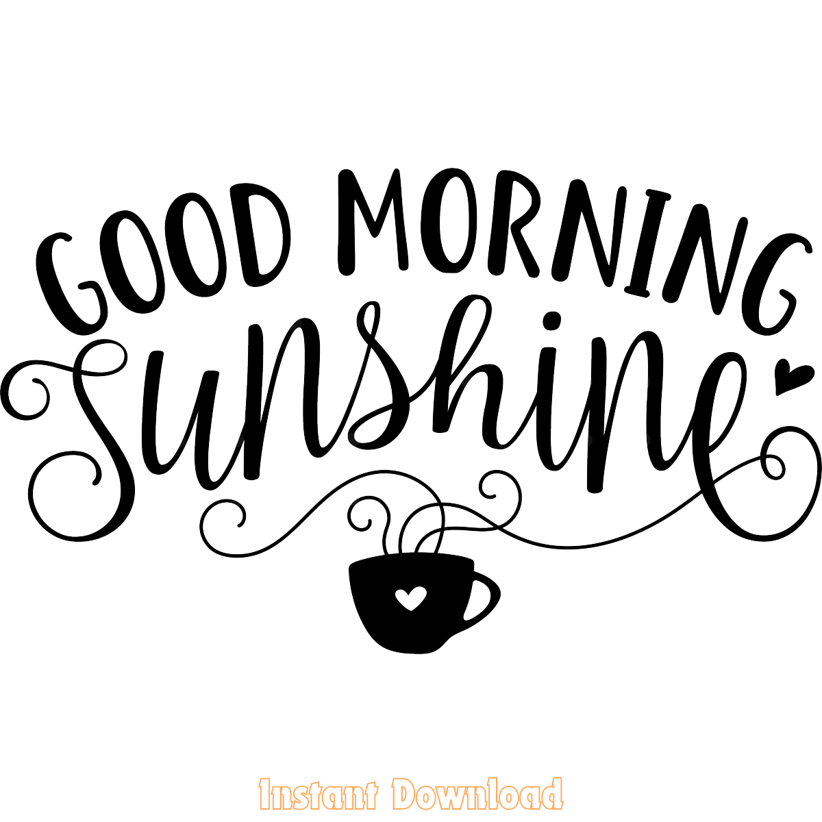 Good Morning Sunshine SVG PNG DXF JPG Digital Download Files - Inspire ...