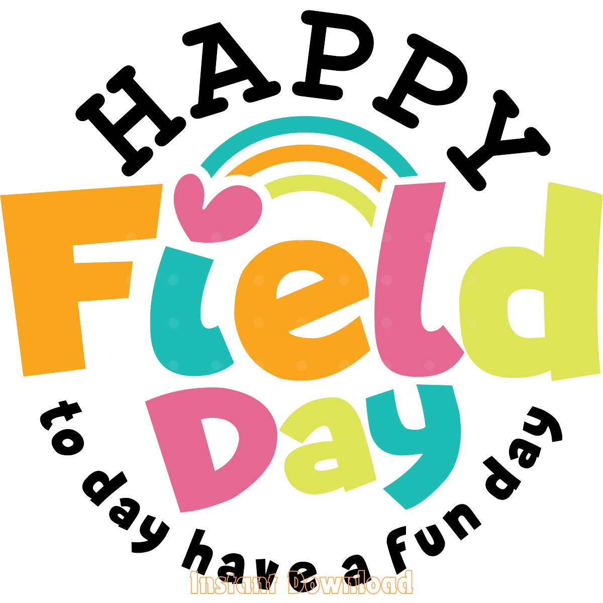 Happy Field Day, School Sports Fun Game Digital Download Fil | Inspire ...