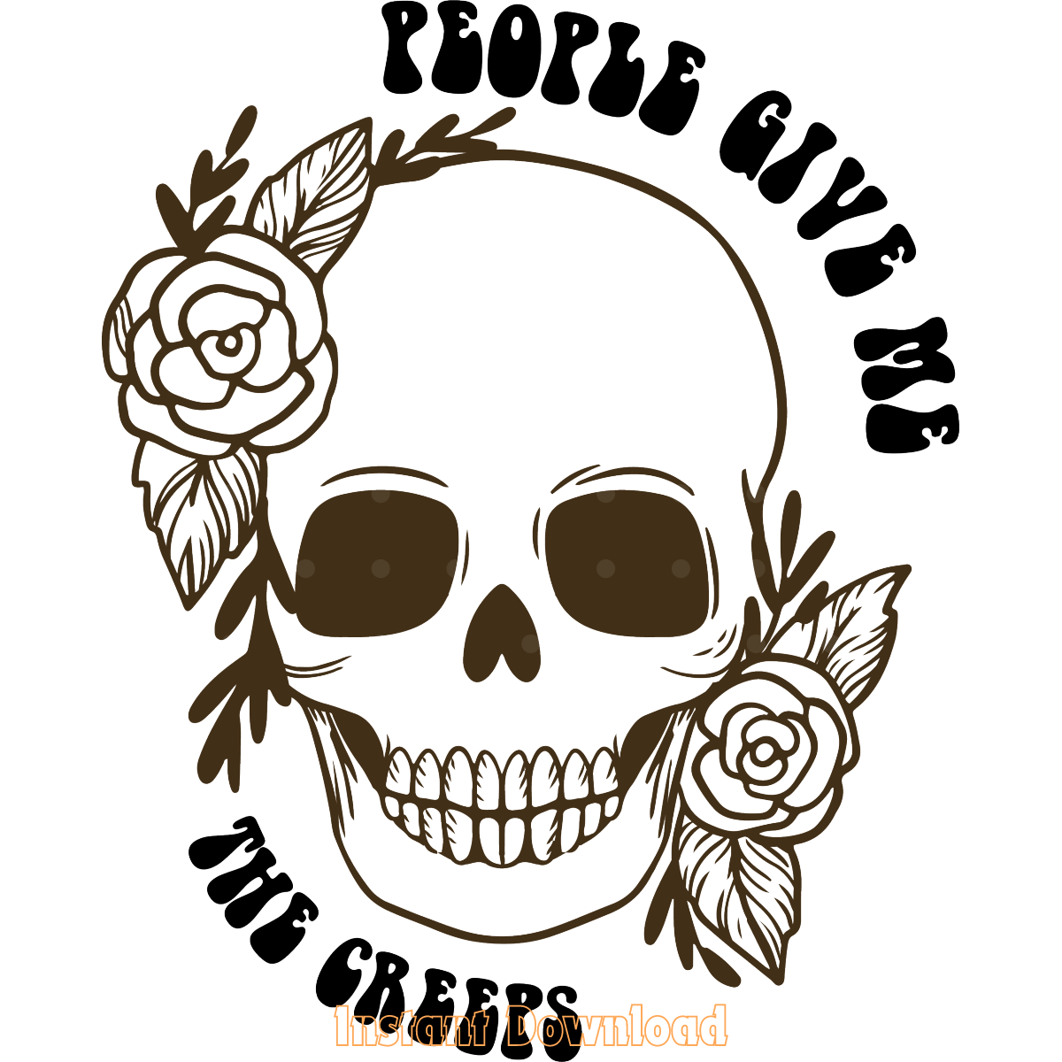 people give me the creeps svg - Inspire Uplift