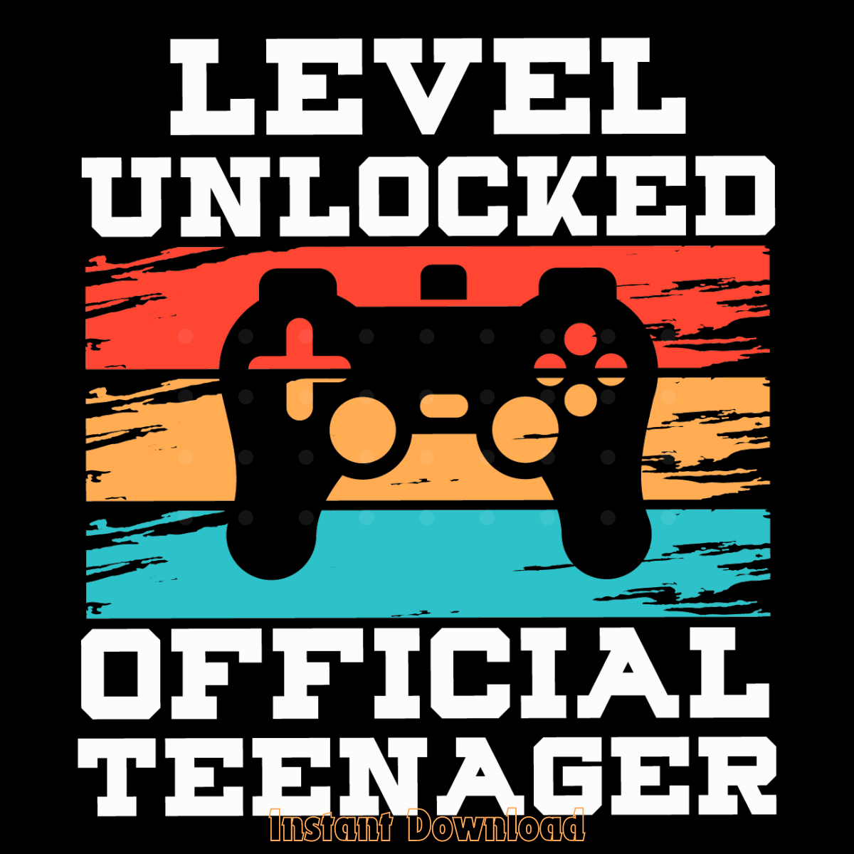 Level Unlocked Official Teenager Vintage | Inspire Uplift