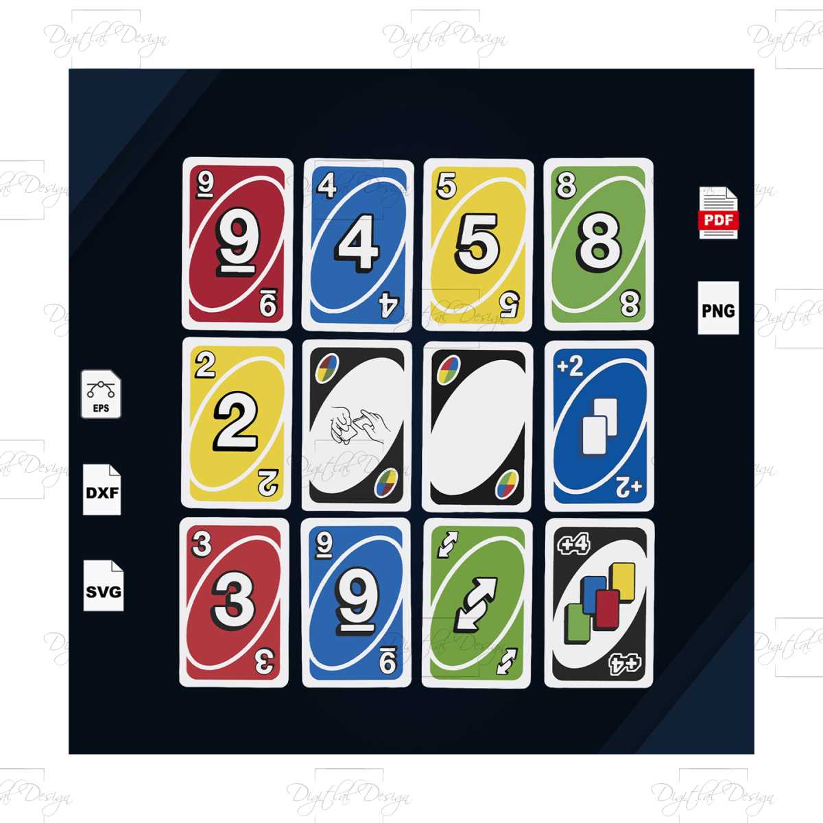 Uno Card, Uno Card Bundle Svg, Uno Svg Birthday, Uno Drunk L | Inspire ...