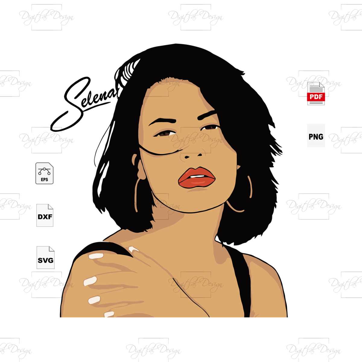 Selena Quintanilla art svg, Selena Quintanilla, selena svg, - Inspire ...