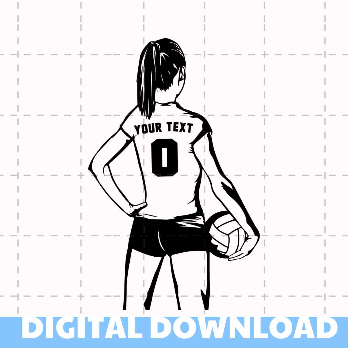 Volleyball svg, Volleyball Girl svg, volleyball player svg, | Inspire ...