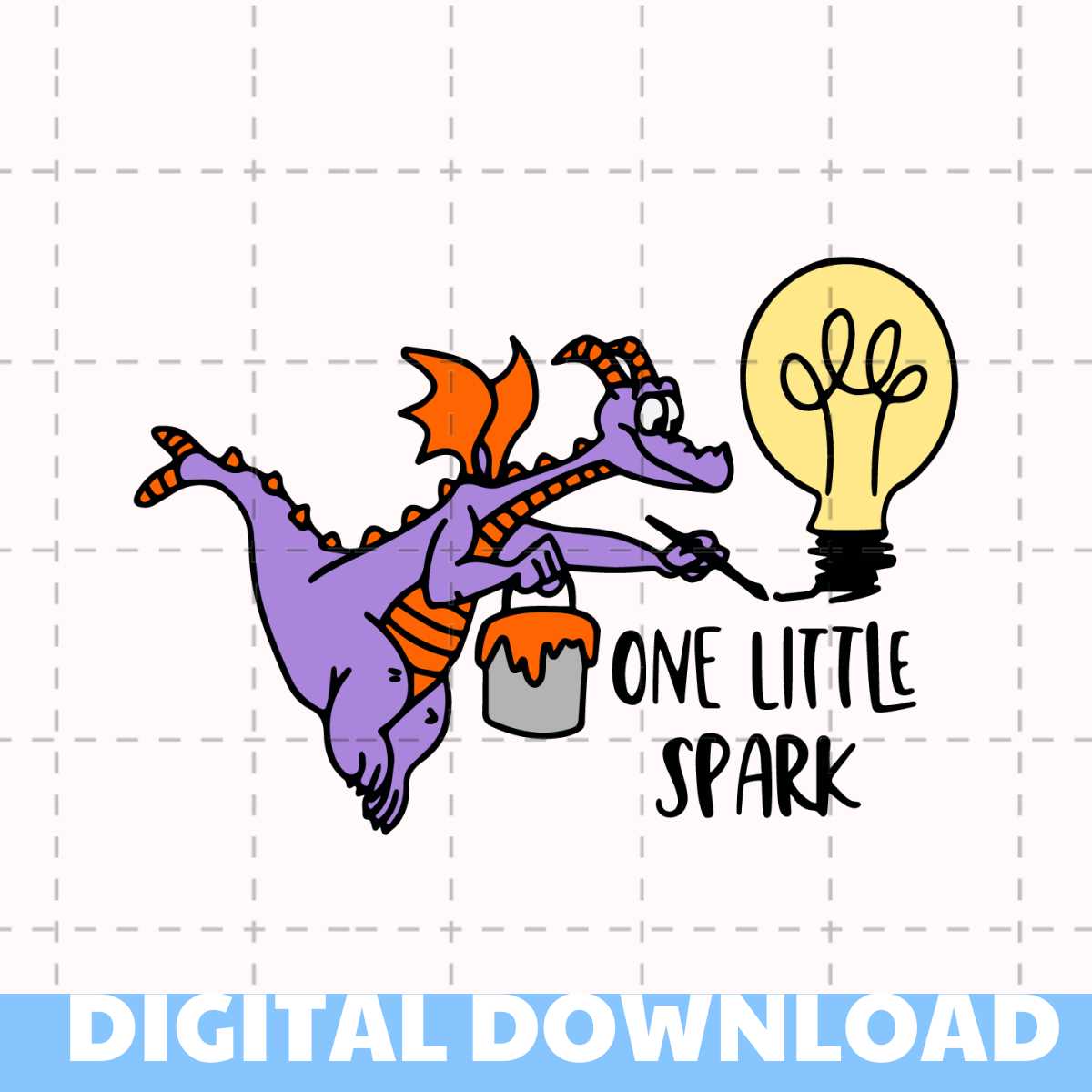 Figment SVG, easy cut file for Cricut, Layered by colour | Inspire Uplift