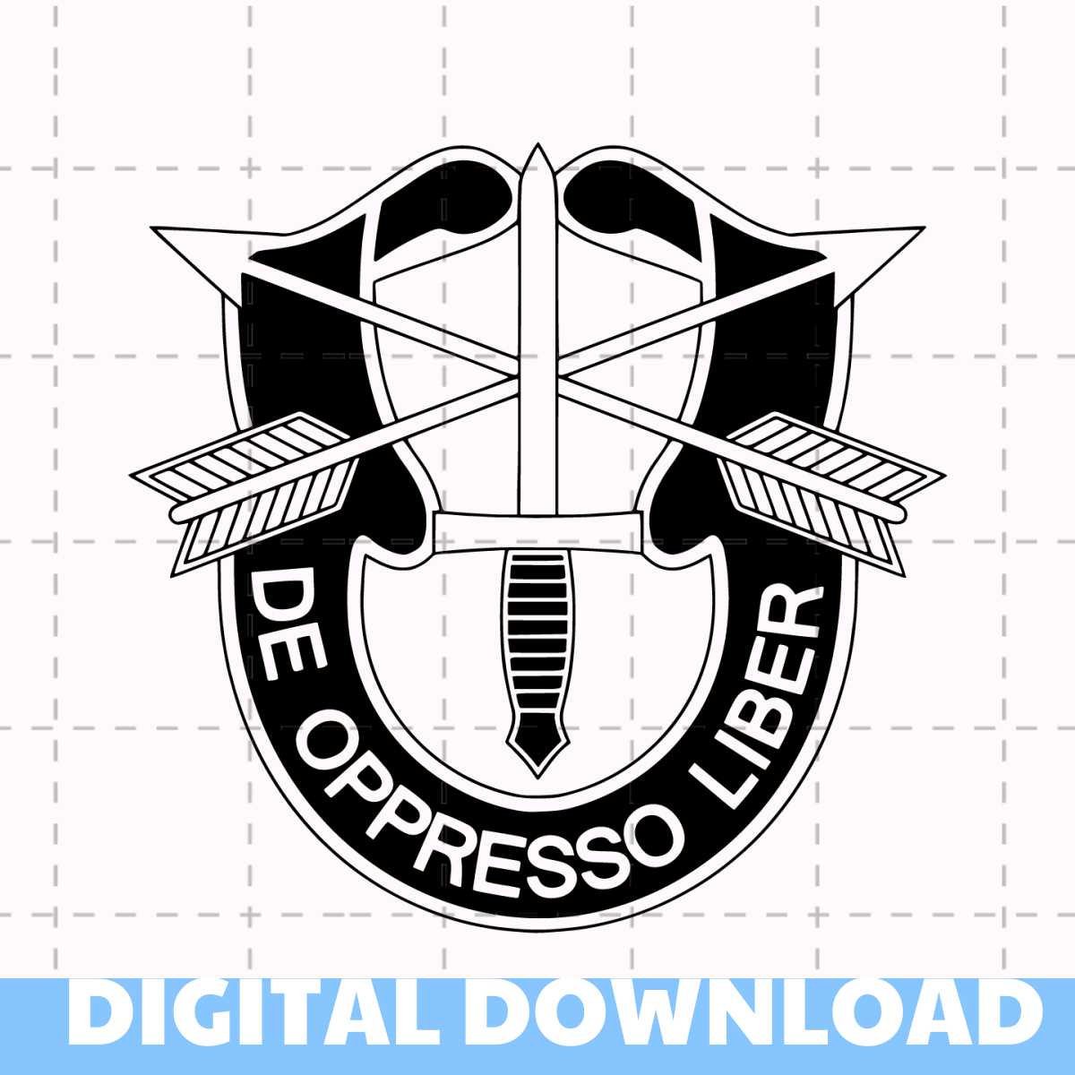 US Army Special Forces Airborne,SvG,PnG,DxF,EpS file,Instant | Inspire ...