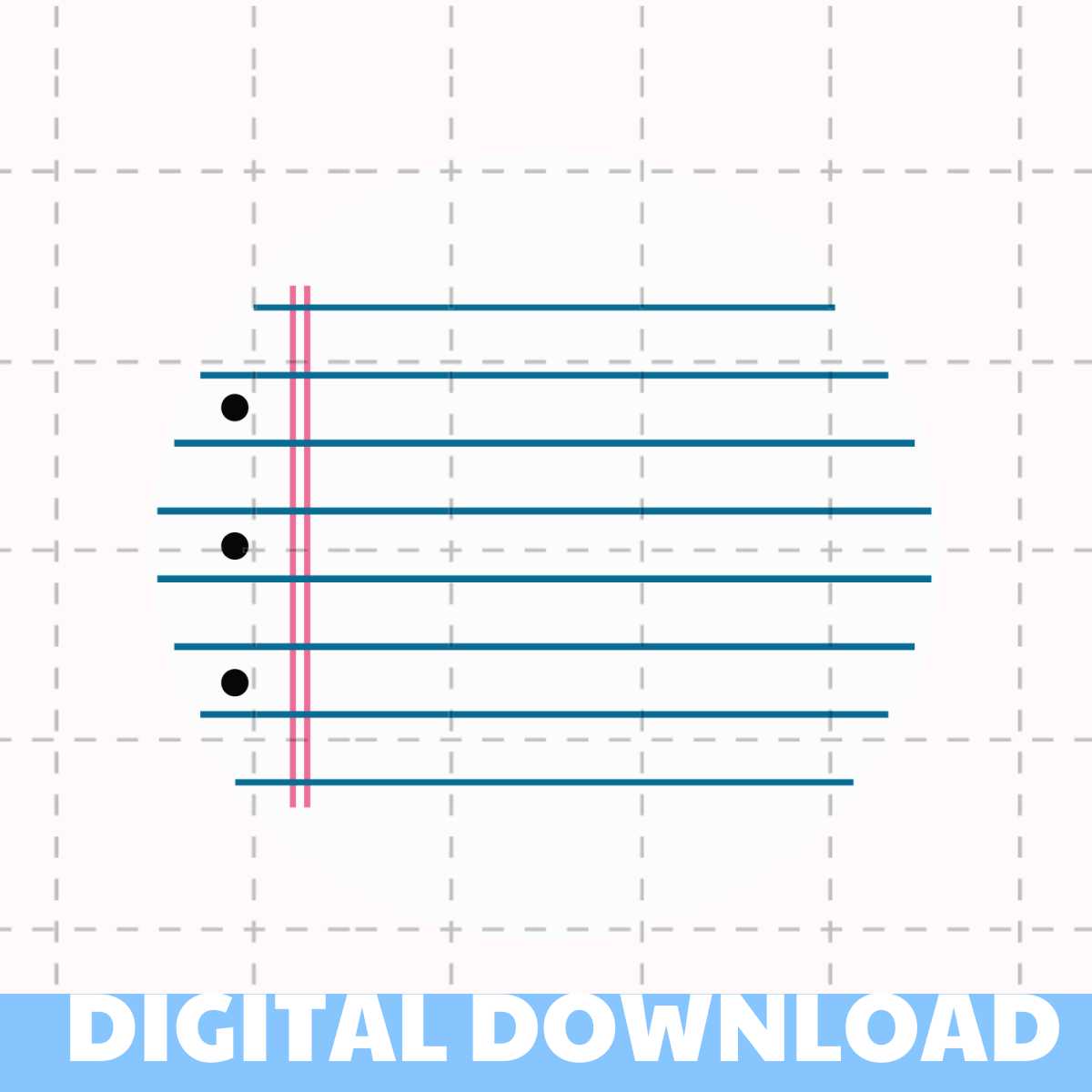Notebook Paper Svg | Inspire Uplift