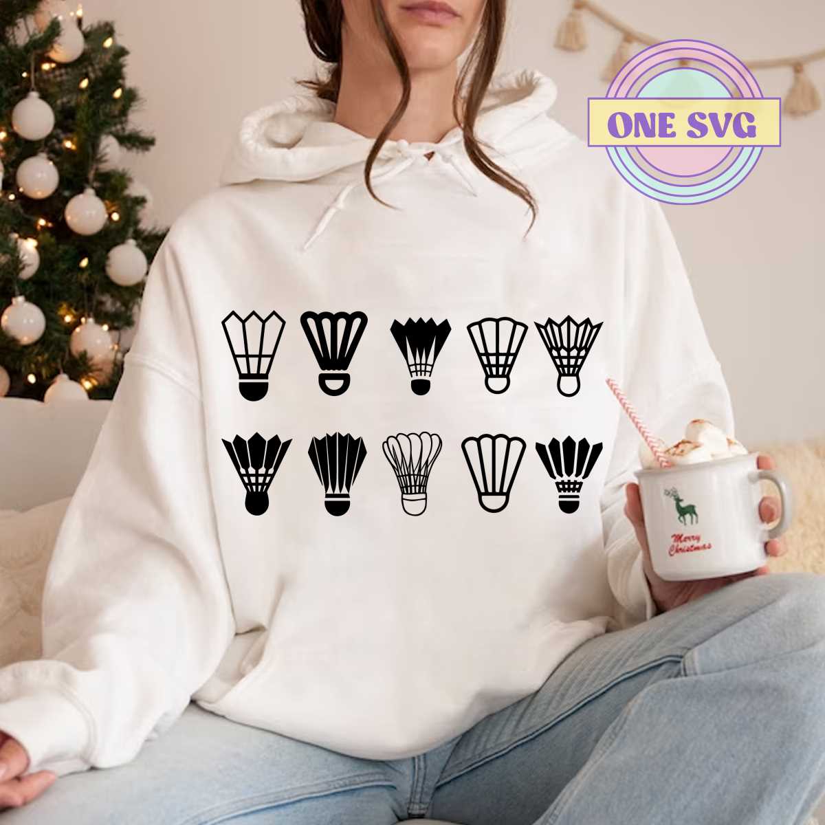 Shuttlecock Svg Bundle, Shuttlecock cut files, Badminton Svg | Inspire ...