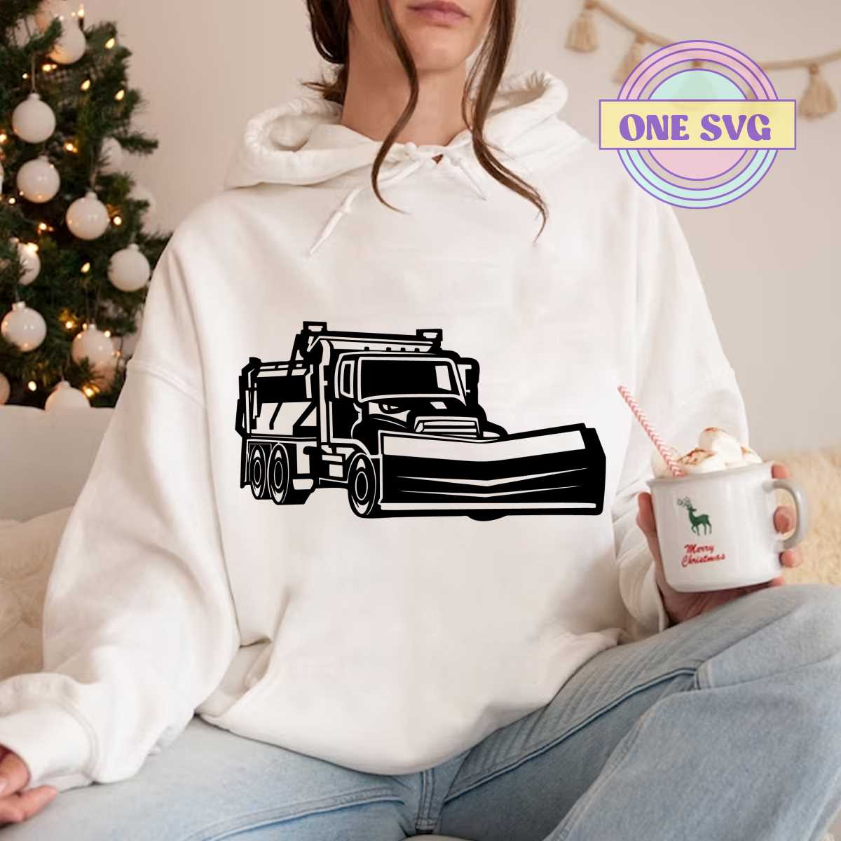 Snow Plow Truck SVG | Winter SVG | Snowplow Illustration Dra | Inspire ...