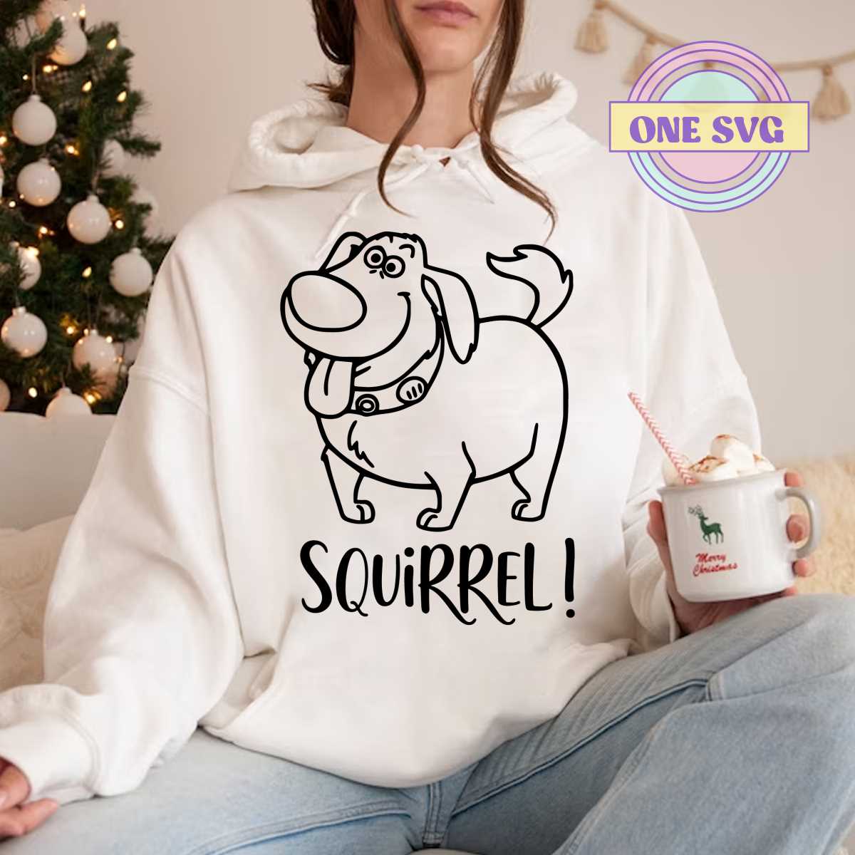 Squirrel! Svg, Dug Dog SVG, Up SVG Disneyland Ears SVG, Vect | Inspire ...