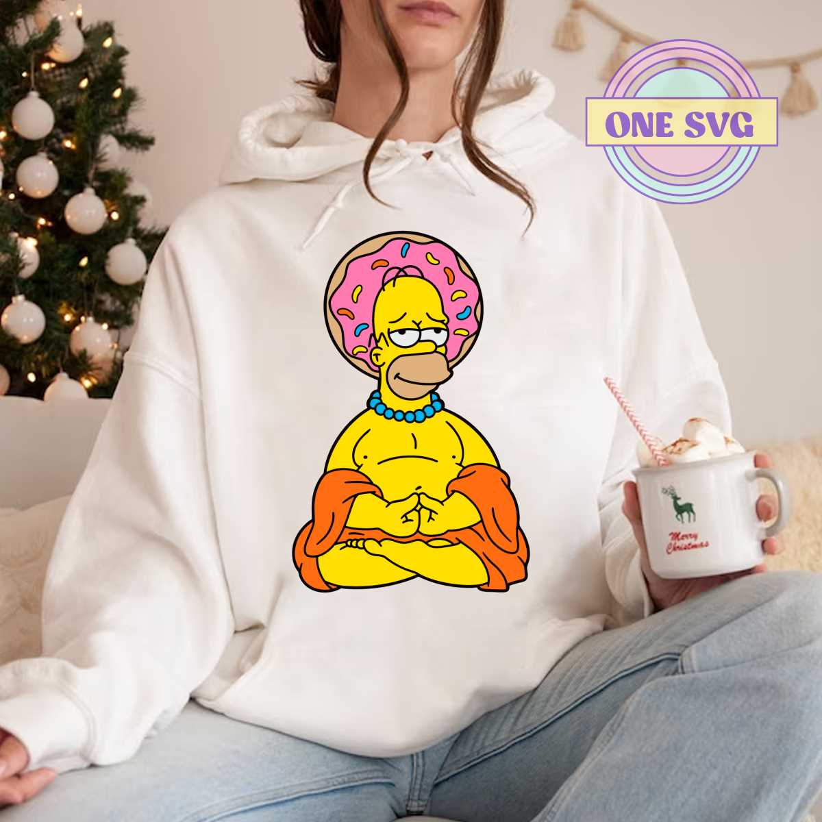 Homer Buddha SVG, Cricut svg, Clipart, Layered SVG, Files fo | Inspire ...
