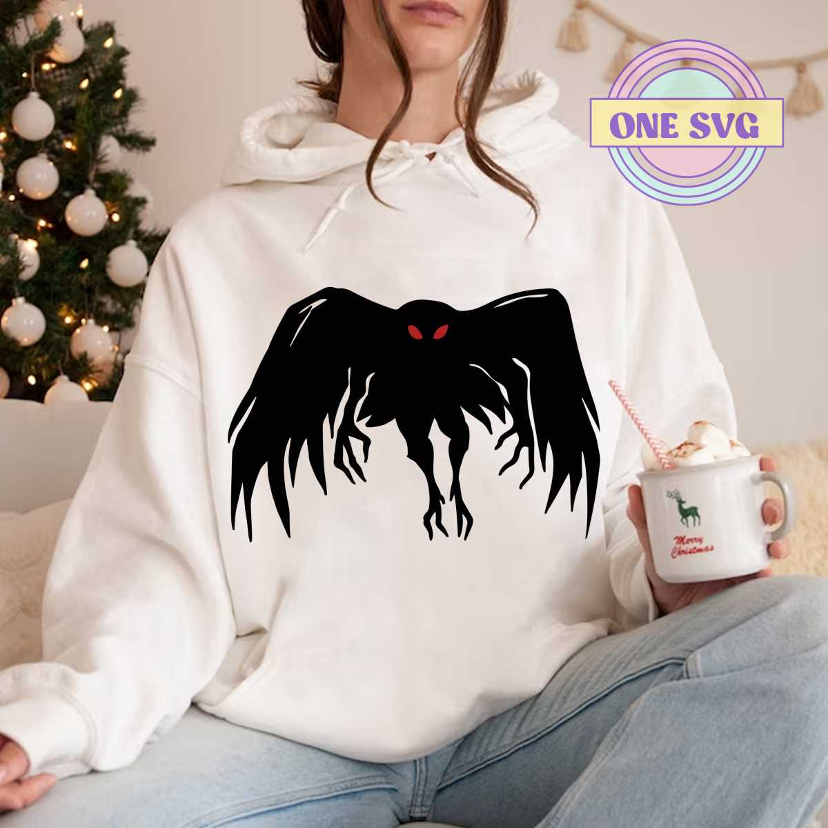 Mothman SVG | Cryptid SVG | Scary Beast SVG | Mythology Svg | Inspire ...