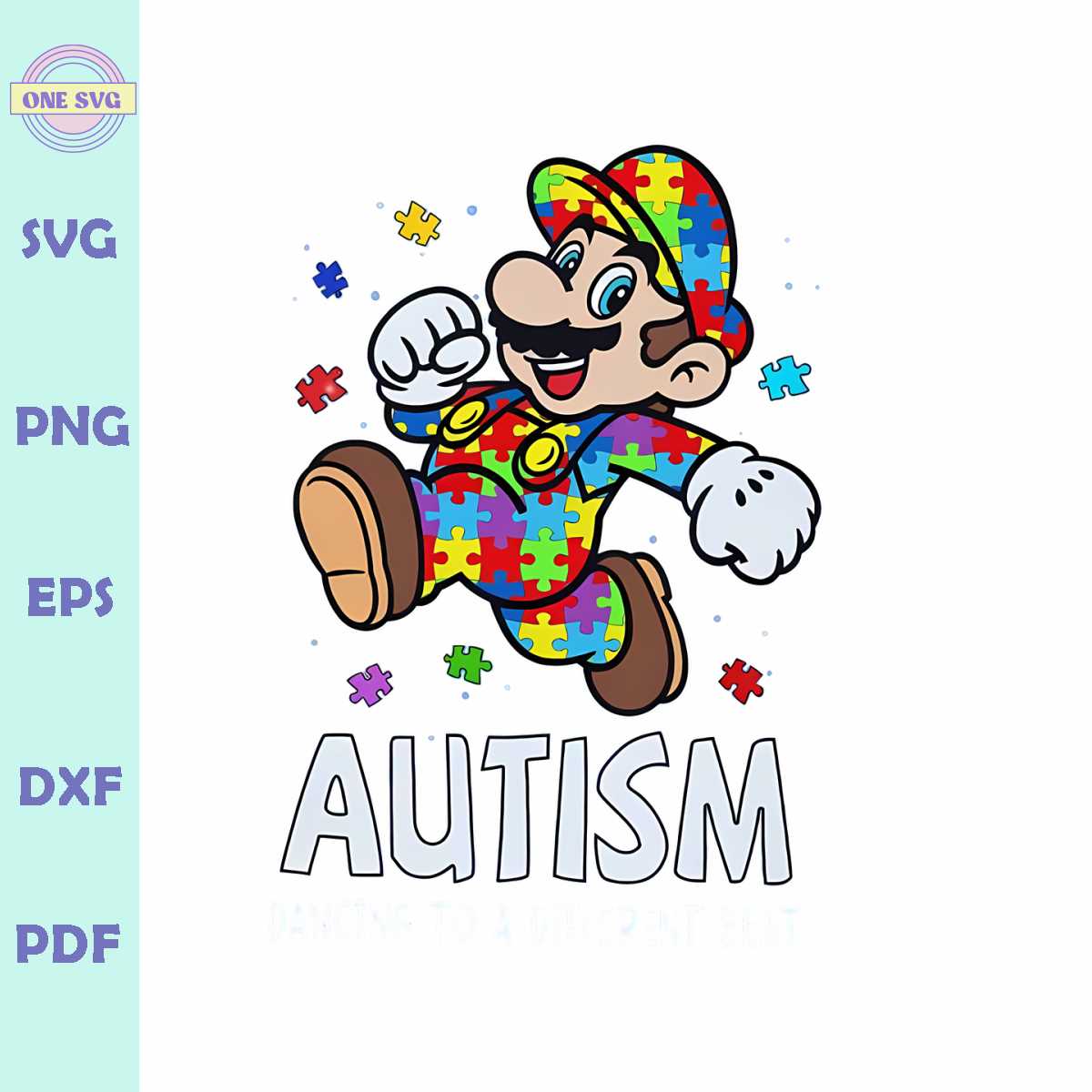Super Mario Autism Dancing To A Different Beat PNG - Inspire Uplift
