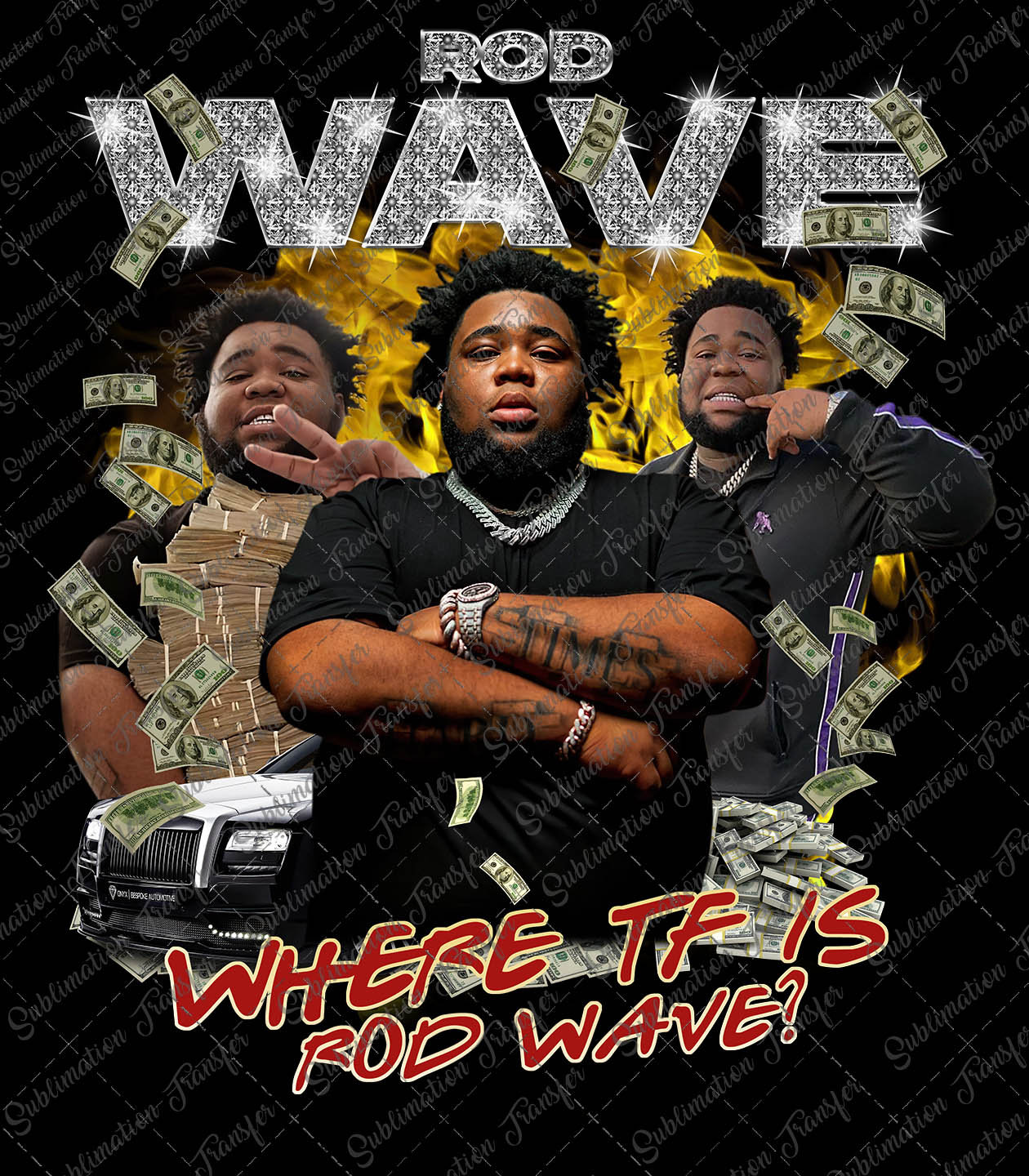 Rod Wave Where TF Is ROD WAVE Png, Rod Wave Design File Down | Inspire ...