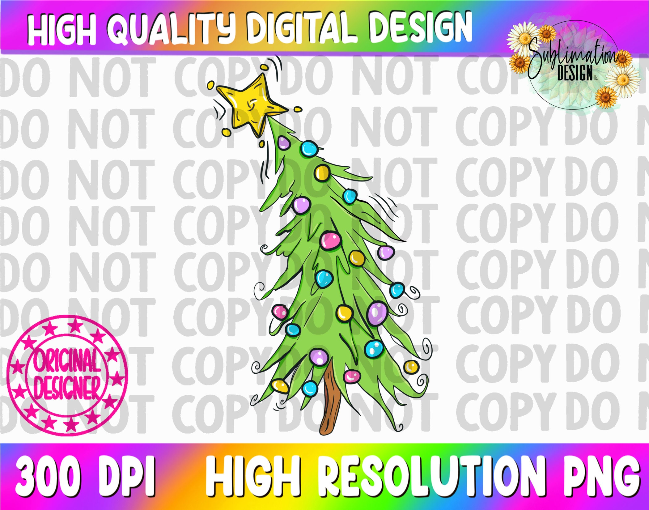 Christmas tree png Whoville tree Trendy Christmas tree png | Inspire Uplift